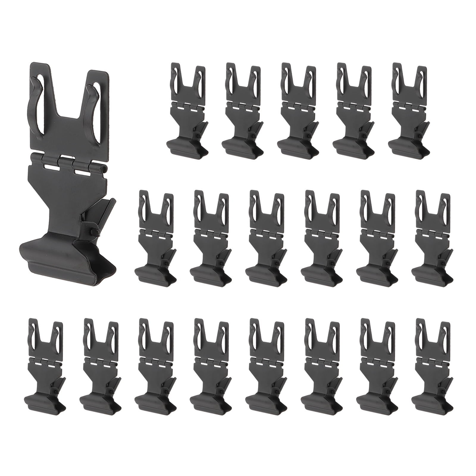 Uxcell 20Pcs Metal Sign Clips, Rotatable Sign Holder Stand Clips for ...