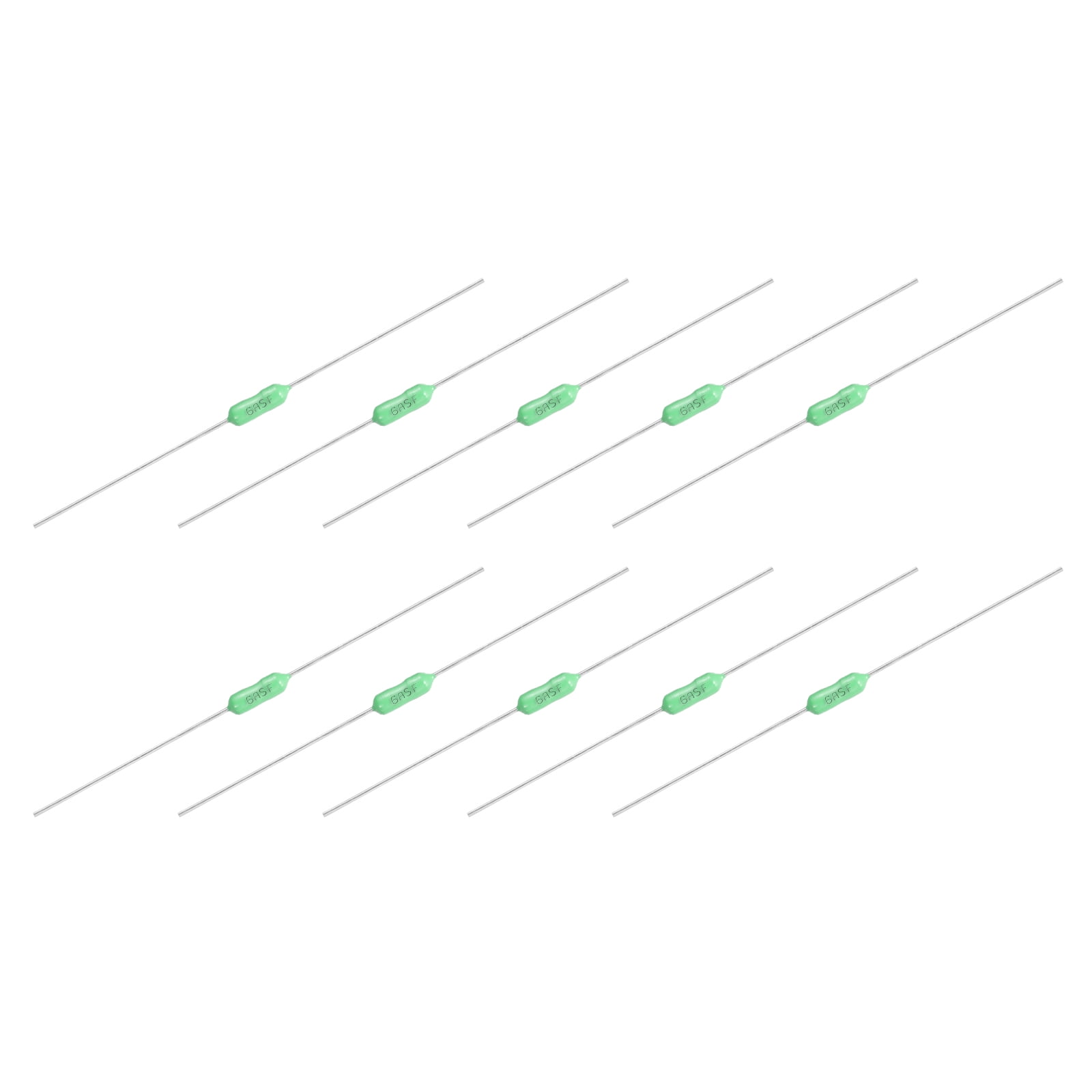 Uxcell 20Pcs Micro Fuse 6A 250V Fast Blow Axial Leaded 2.4x7mm ...