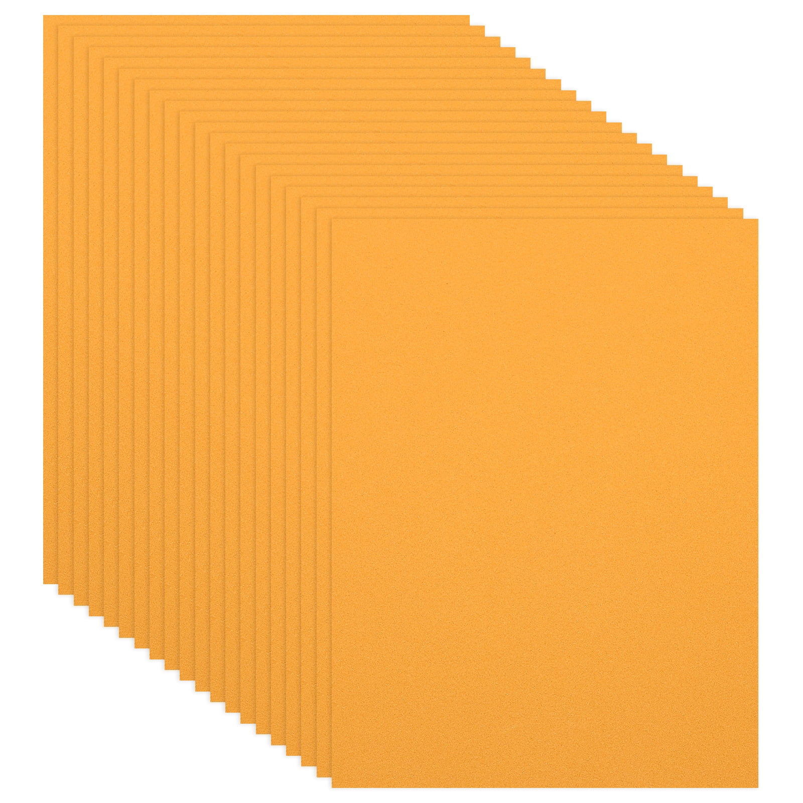 Uxcell 20Pcs Orange EVA Foam Sheets, 15.7 x 11.8 Inches 1mm Thick Foam ...