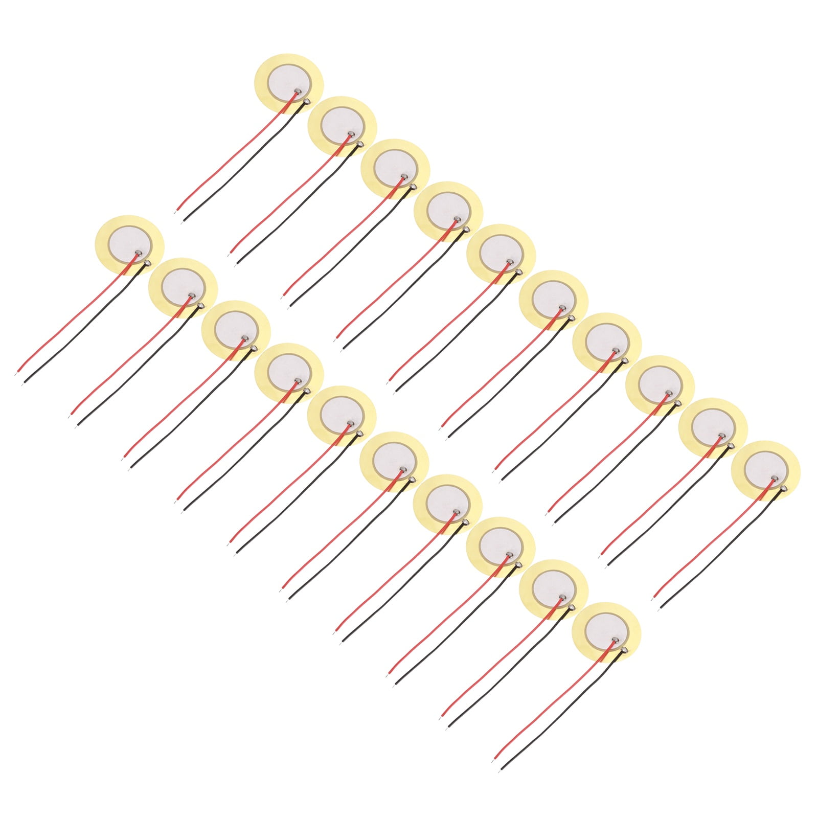 Uxcell 20Pcs Piezoelectric Discs 31mm Acoustic Pickup Transducer ...
