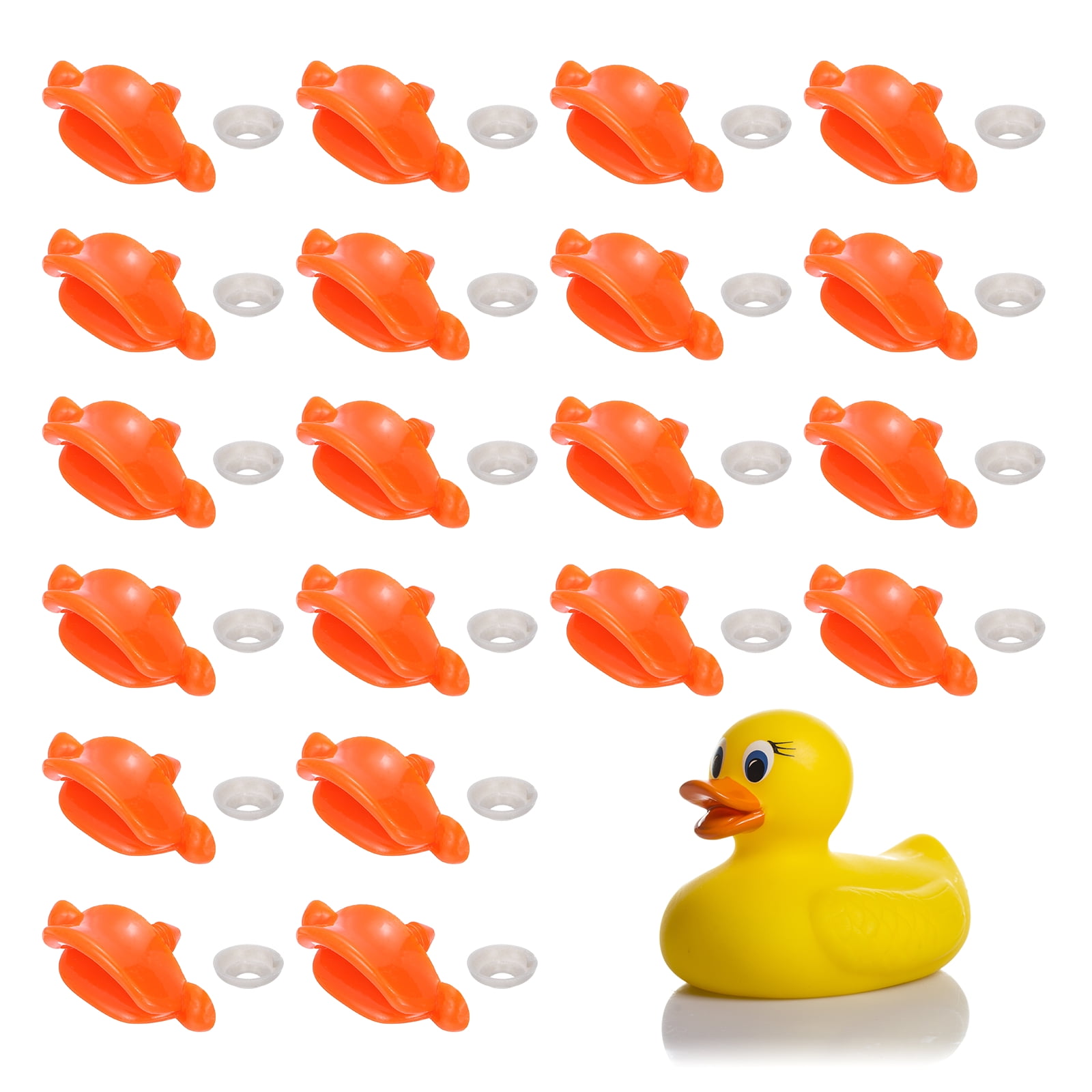 Uxcell 20Pcs Plastic Duck Beak, 2.08" Doll Safety Duckbill Replacement ...