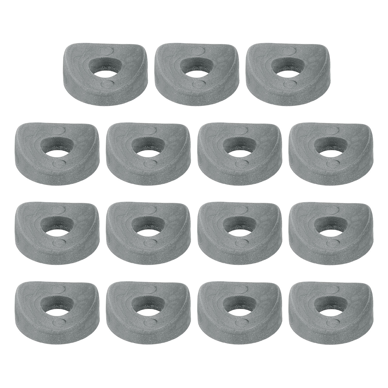 Uxcell 20Pcs Plastic Round Washers, 8mm x 25mm x 5mm Gray PE Concave ...