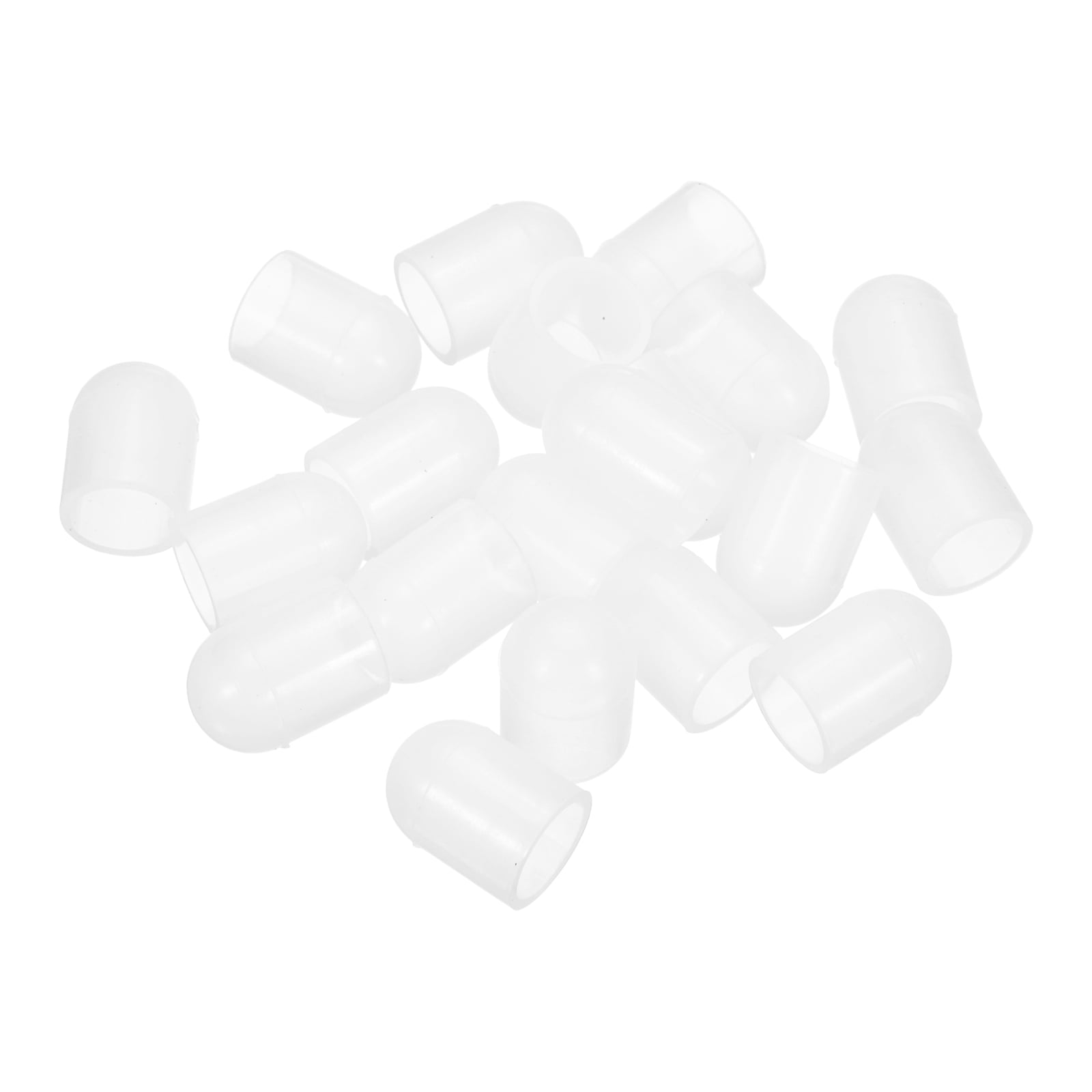 Uxcell 20Pcs Silicone End Caps, 12mm ID 13mm Height Round Rubber Screw ...