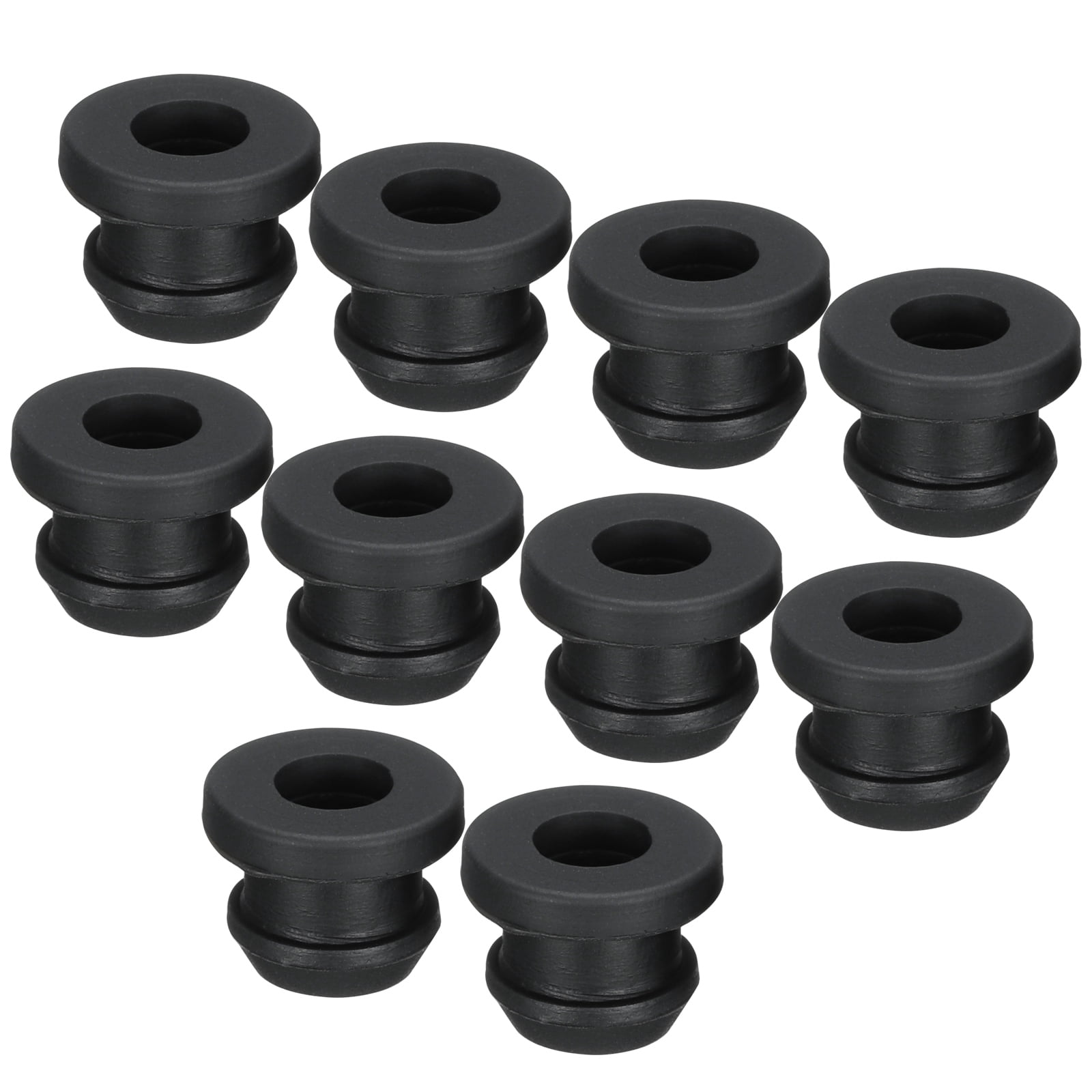 Uxcell 20Pcs Snap Rubber Grommet Plug Mount Dia 8mm ID 5.5mm Seal Anti ...