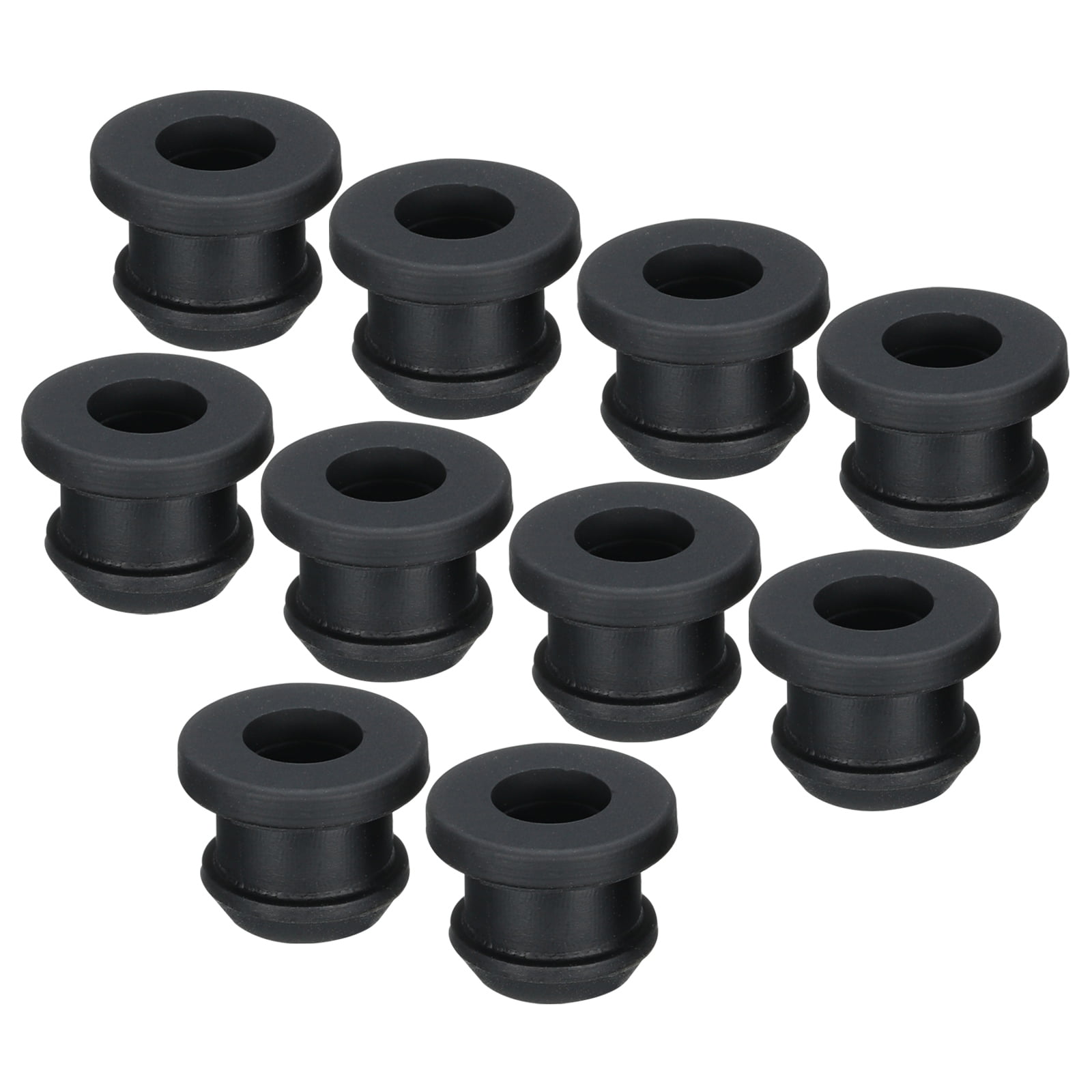 Uxcell 20Pcs Snap Rubber Grommet Plug Mount Dia 9.5mm ID 6.5mm Seal ...