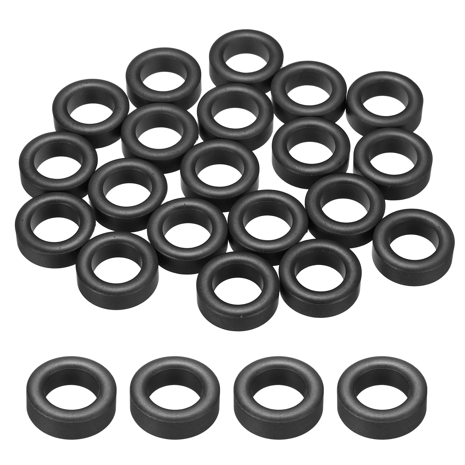 Uxcell 20Pcs Toroid Ferrite Core, 22.5mm OD x 13.8mm ID x 8mm H Ferrite ...