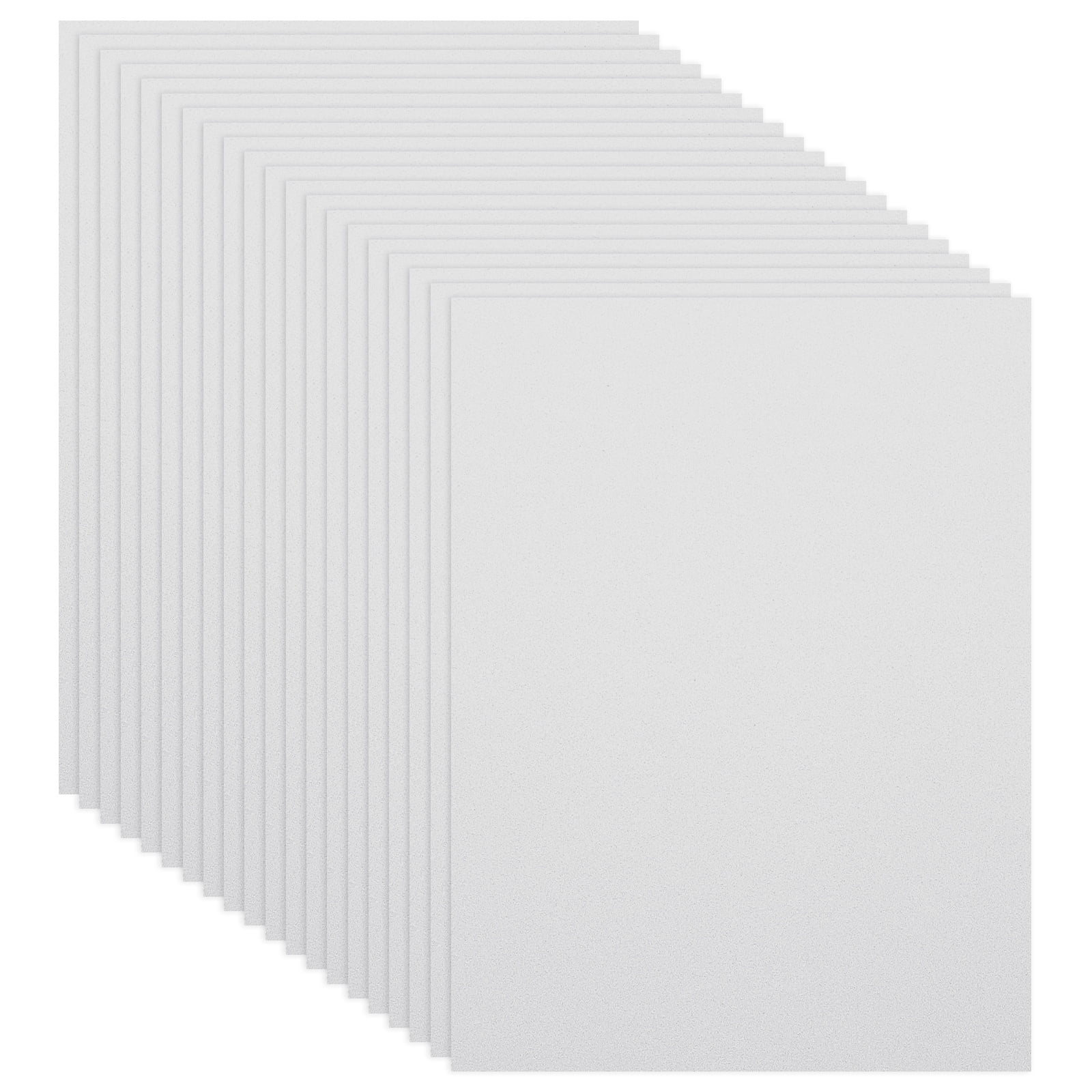 Uxcell 20Pcs White EVA Foam Sheets, 15.7 x 11.8 Inches 1mm Thick Foam ...