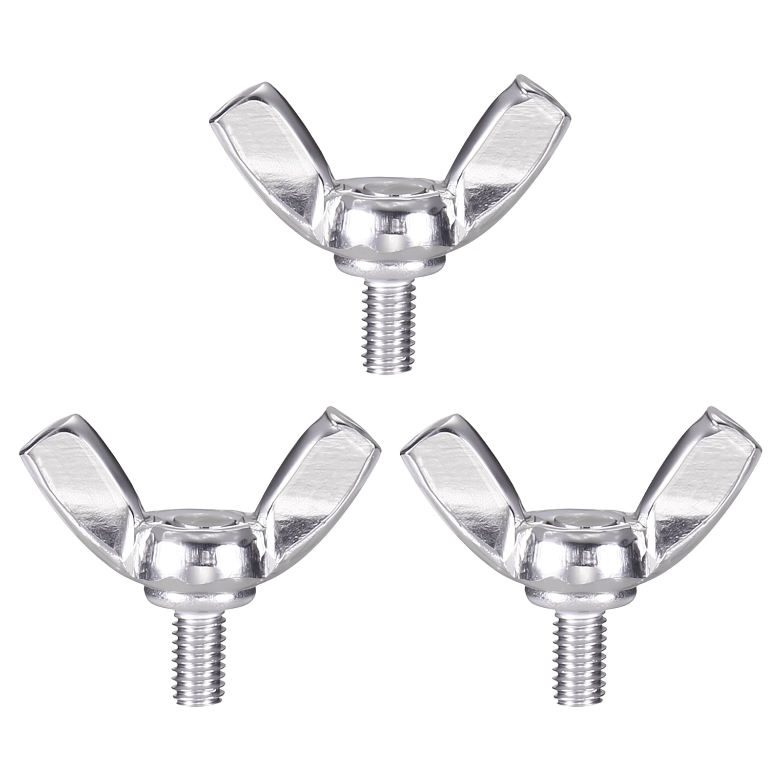 Uxcell 20Pcs Wing Butterfly Screws M3x6mm, 304 Stainless Steel ...