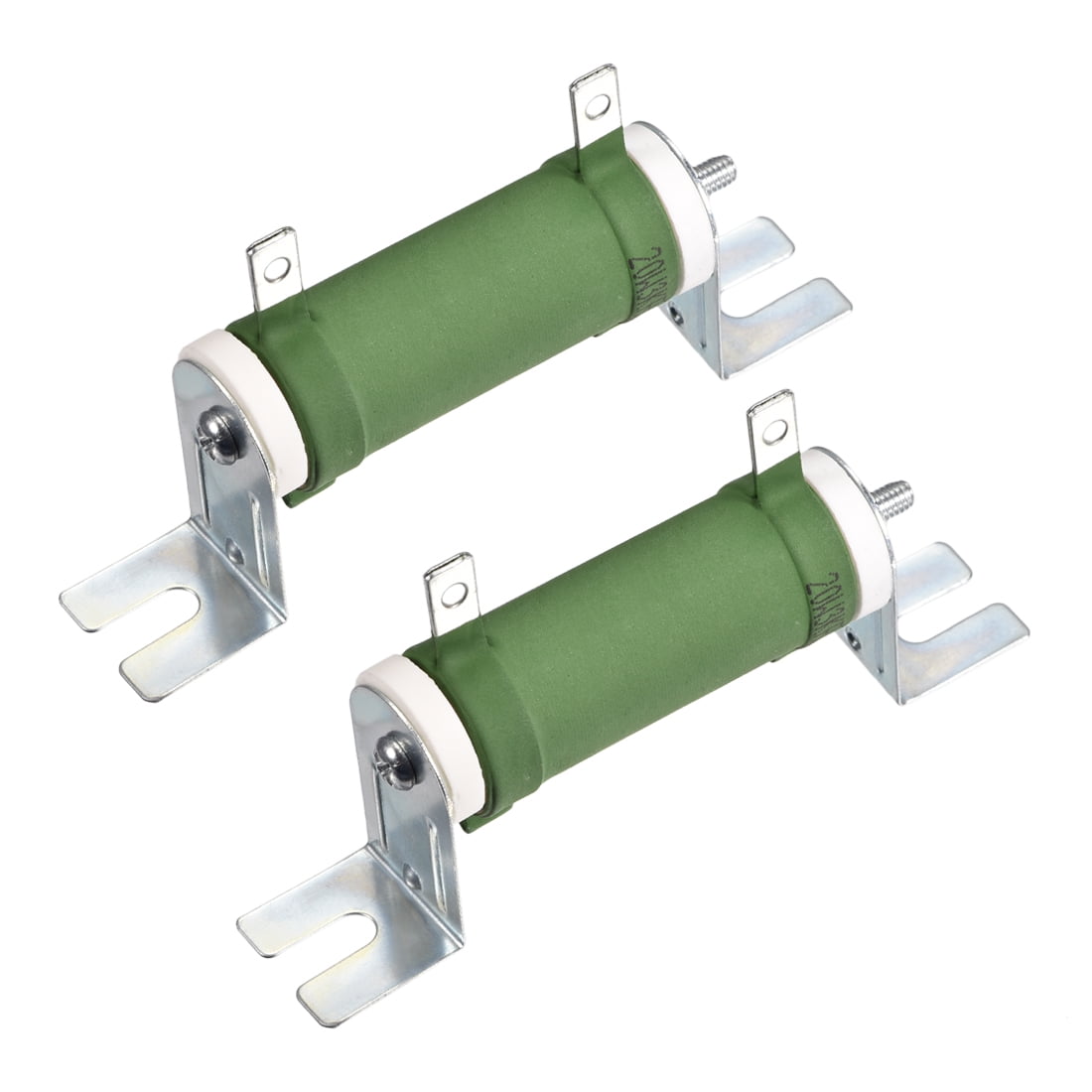 Uxcell 20W 3K Ohm Wire Wound Tubular Resistor Tube-Type Fixed +/-5% ...