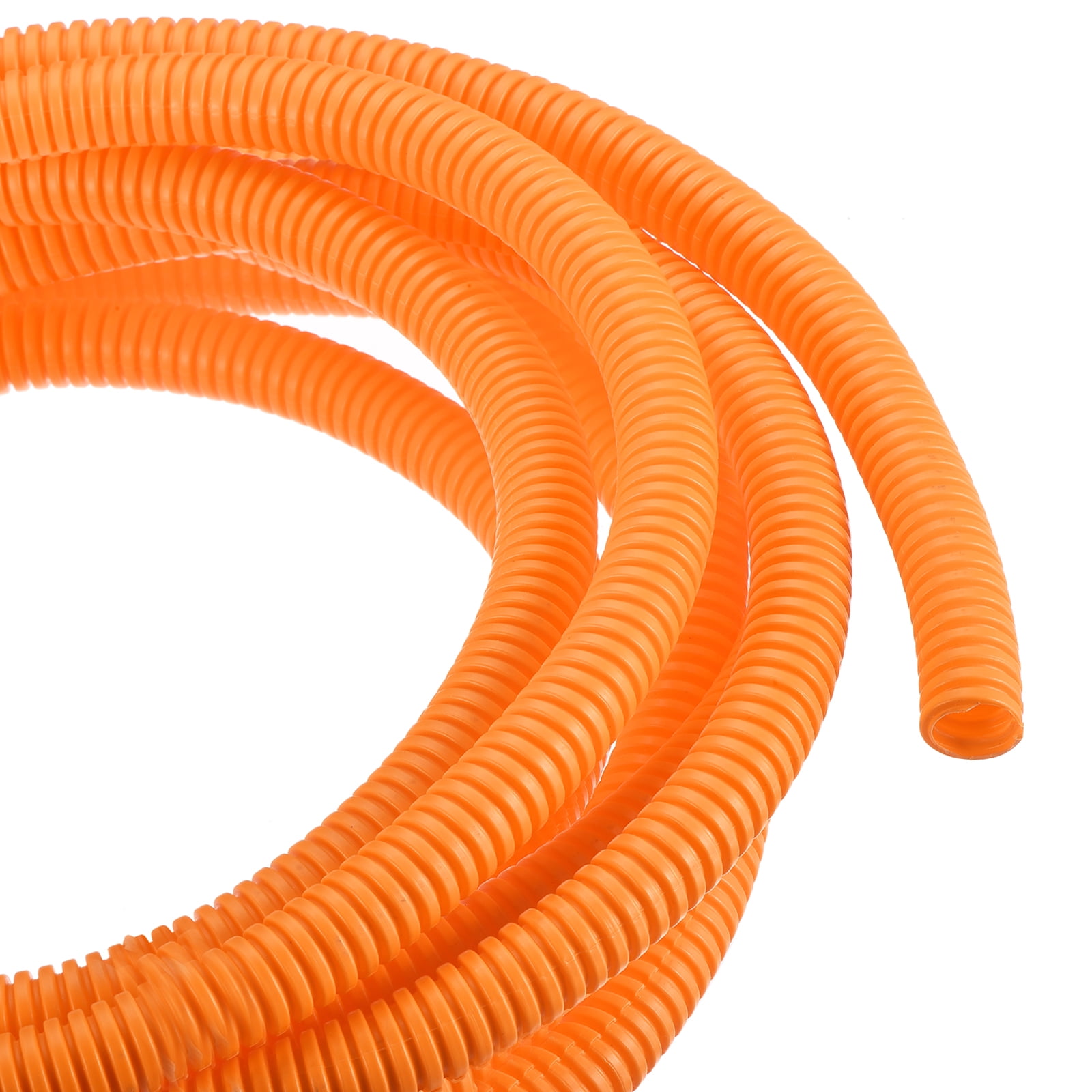 Uxcell 20ft 1/2 Inch Orange Wire Loom Split Tubing Cord Protectors ...