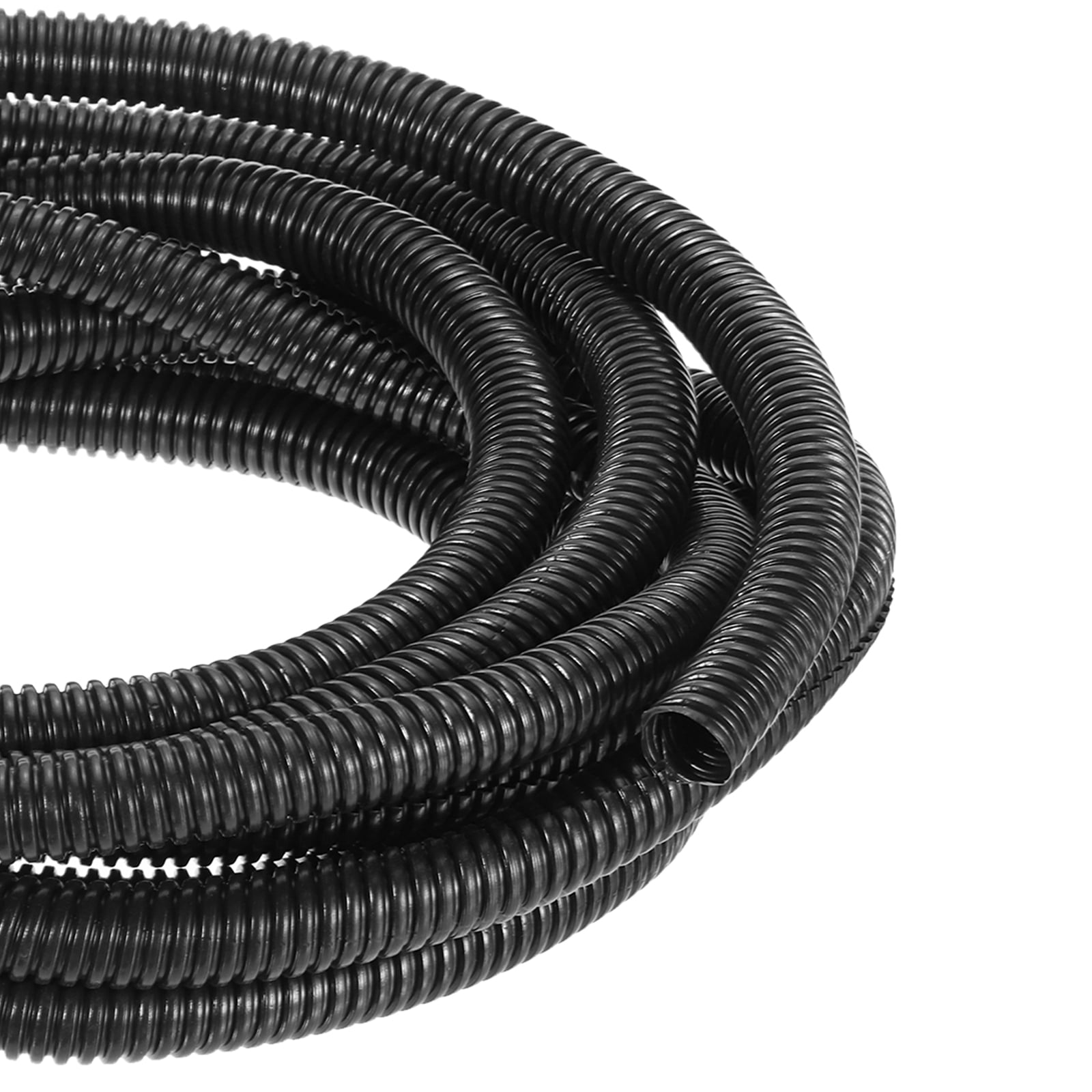 Uxcell 20ft 5/8 Inch Black Wire Loom Split Tubing Cord Protectors ...