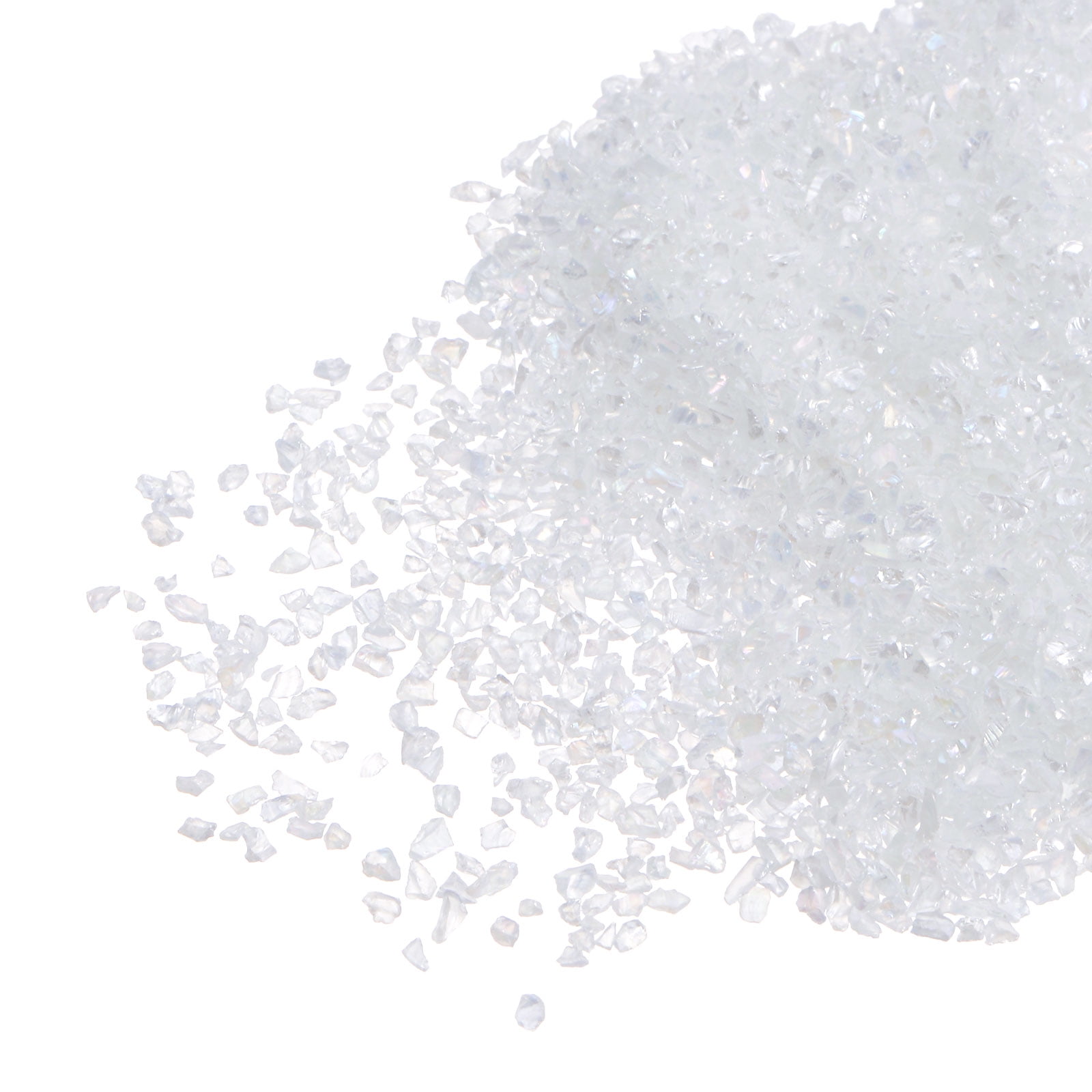 Uxcell 20g Crushed Glass Chips, 1-3mm Irregular Metallic Sequins Glass ...