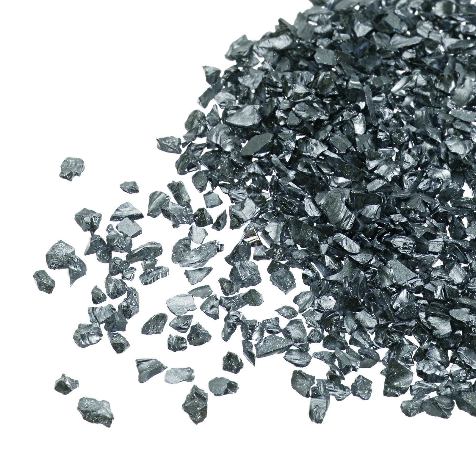 Uxcell 20g Crushed Glass Chips, 2-4mm Irregular Metallic Chunky Sequins ...