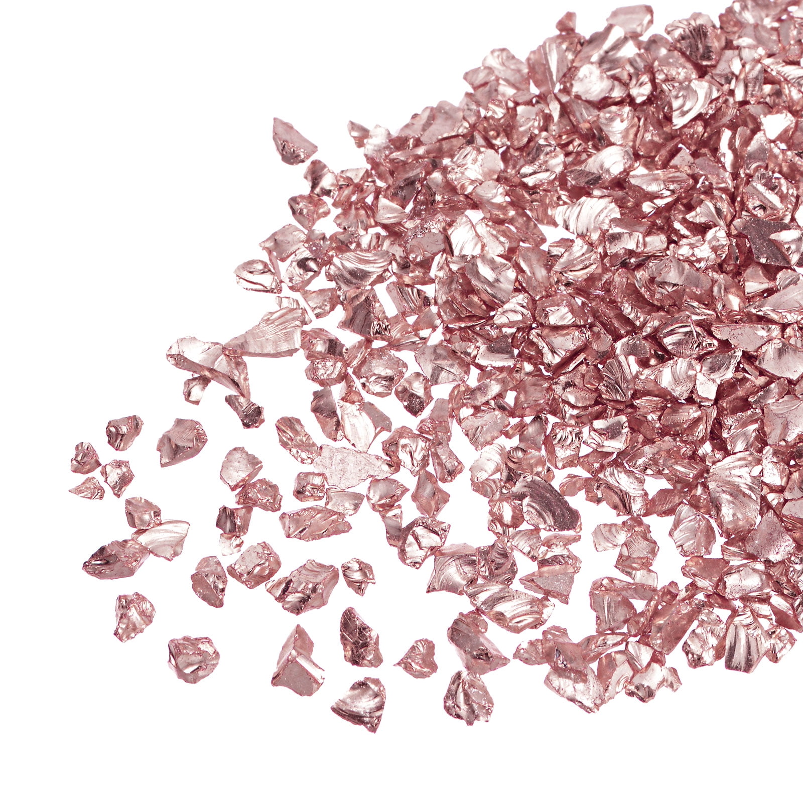 Uxcell 20g Crushed Glass Chips, 2-4mm Irregular Metallic Chunky Sequins ...