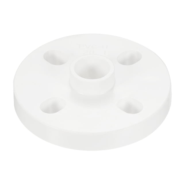 Uxcell 20mm/0.8 Inch PVC Pipe Fitting, Flange Pipe Socket Coupling ...