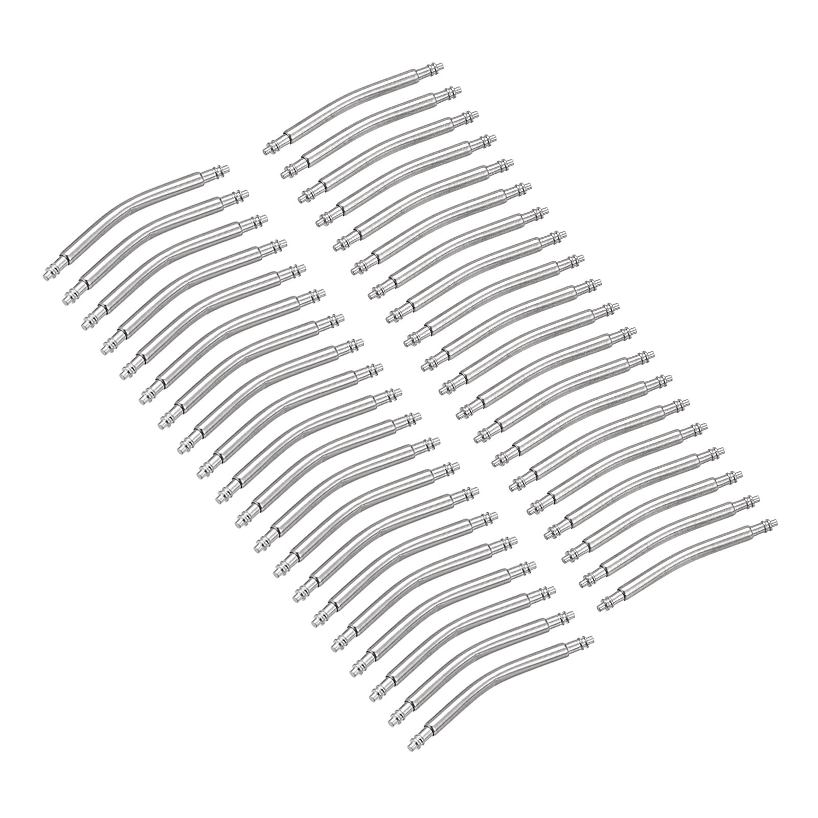 Uxcell 20mm 22mm Curved Spring Bar Pins 1.8mm Dia Stainless Steel ...