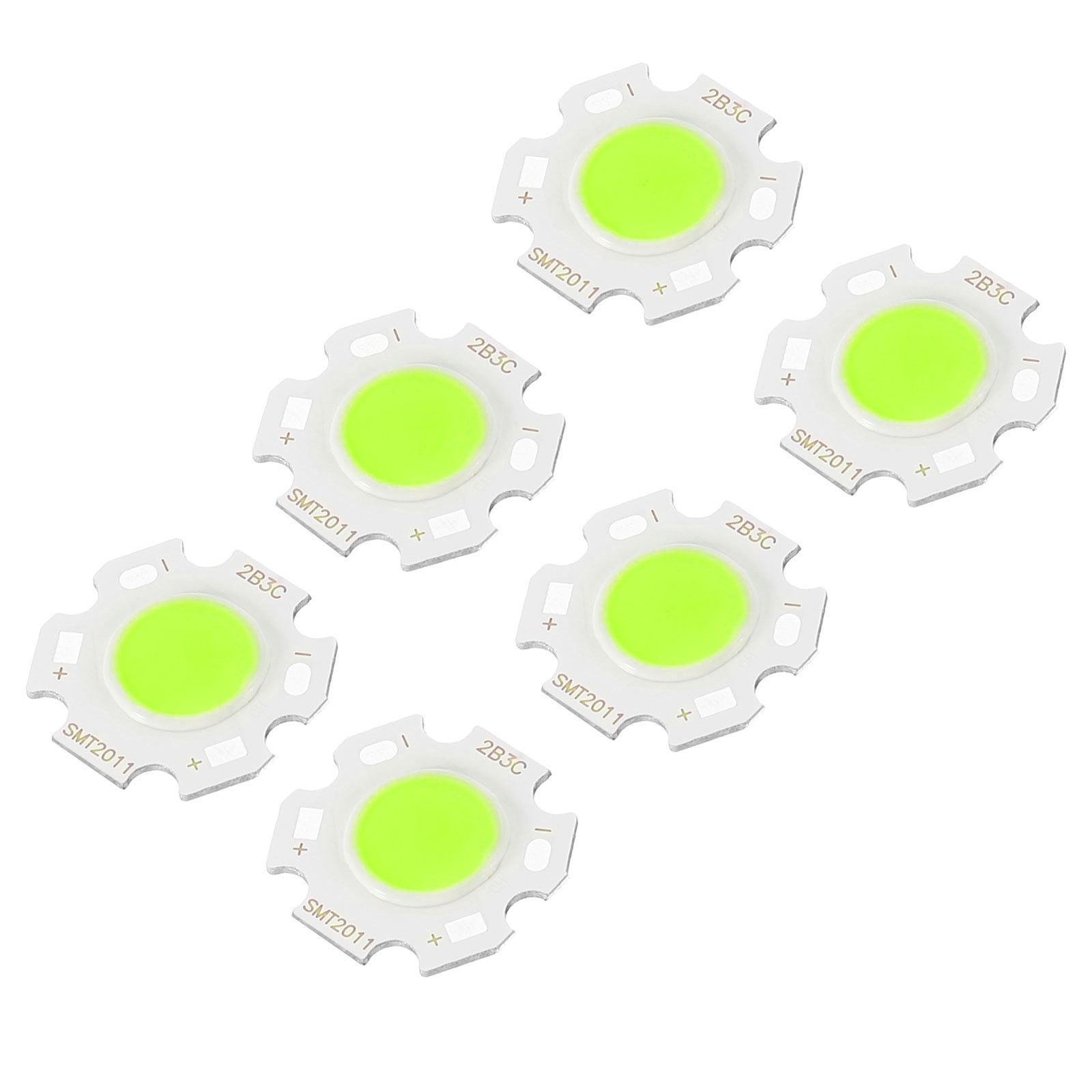 Uxcell 20mm 3W 260mA Energy Saving COB LED Light Chip Beads Green 10 ...