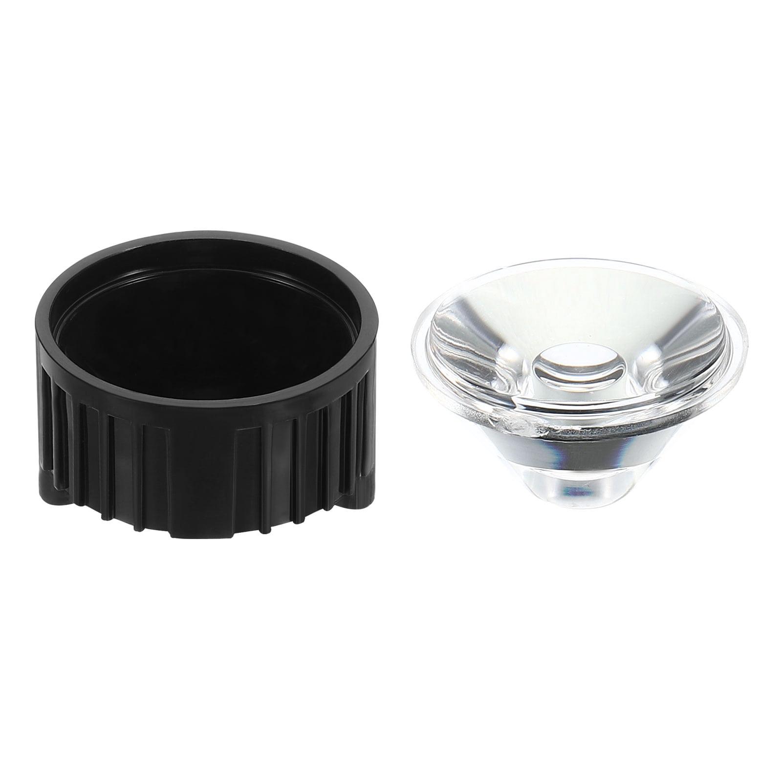 Uxcell 20mm 45 Degree LED Lens with Stand Holder for Flashlight, 20 Set ...