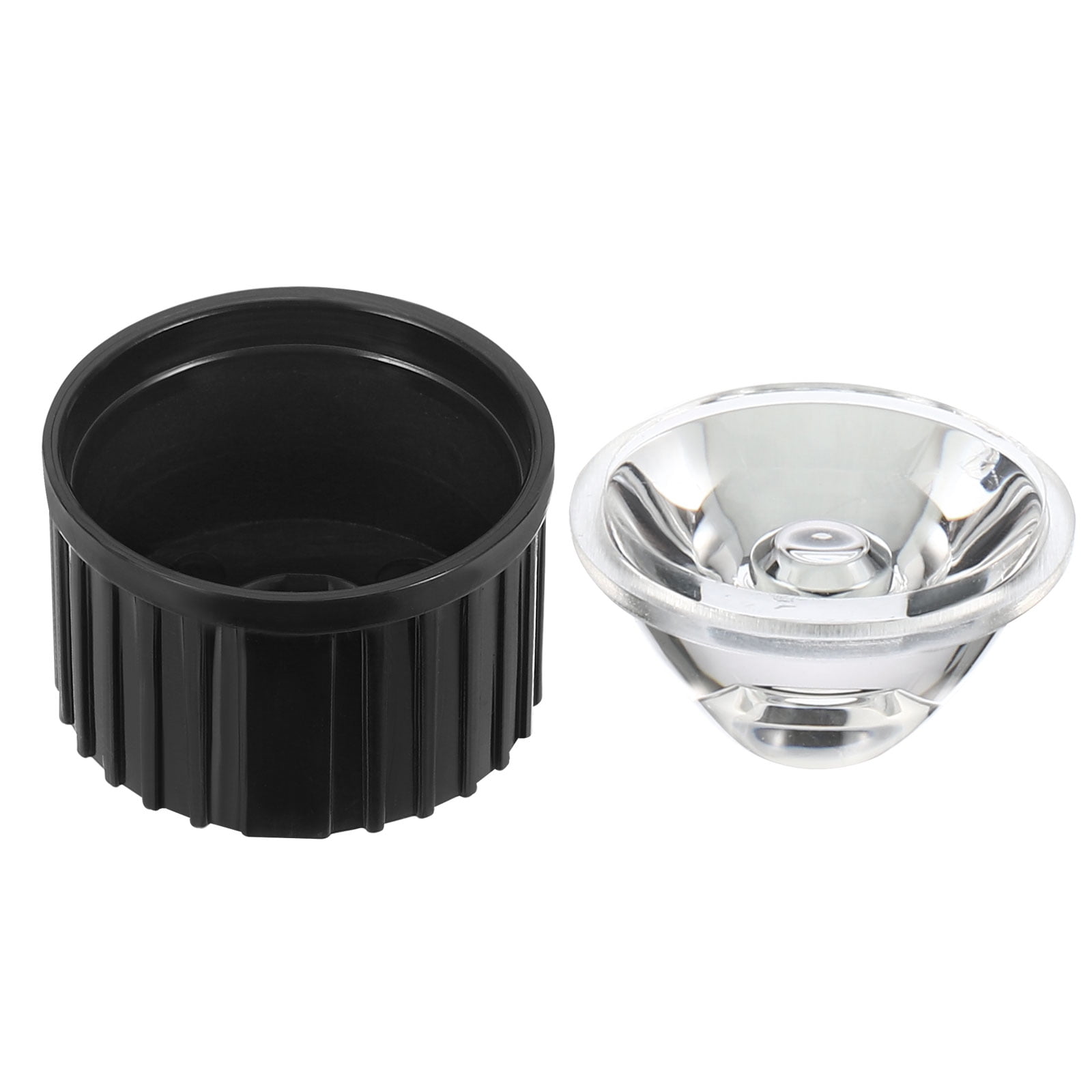 Uxcell 20mm Acrylic Optical LED Lens 20 Degree with Plastic Holder for ...