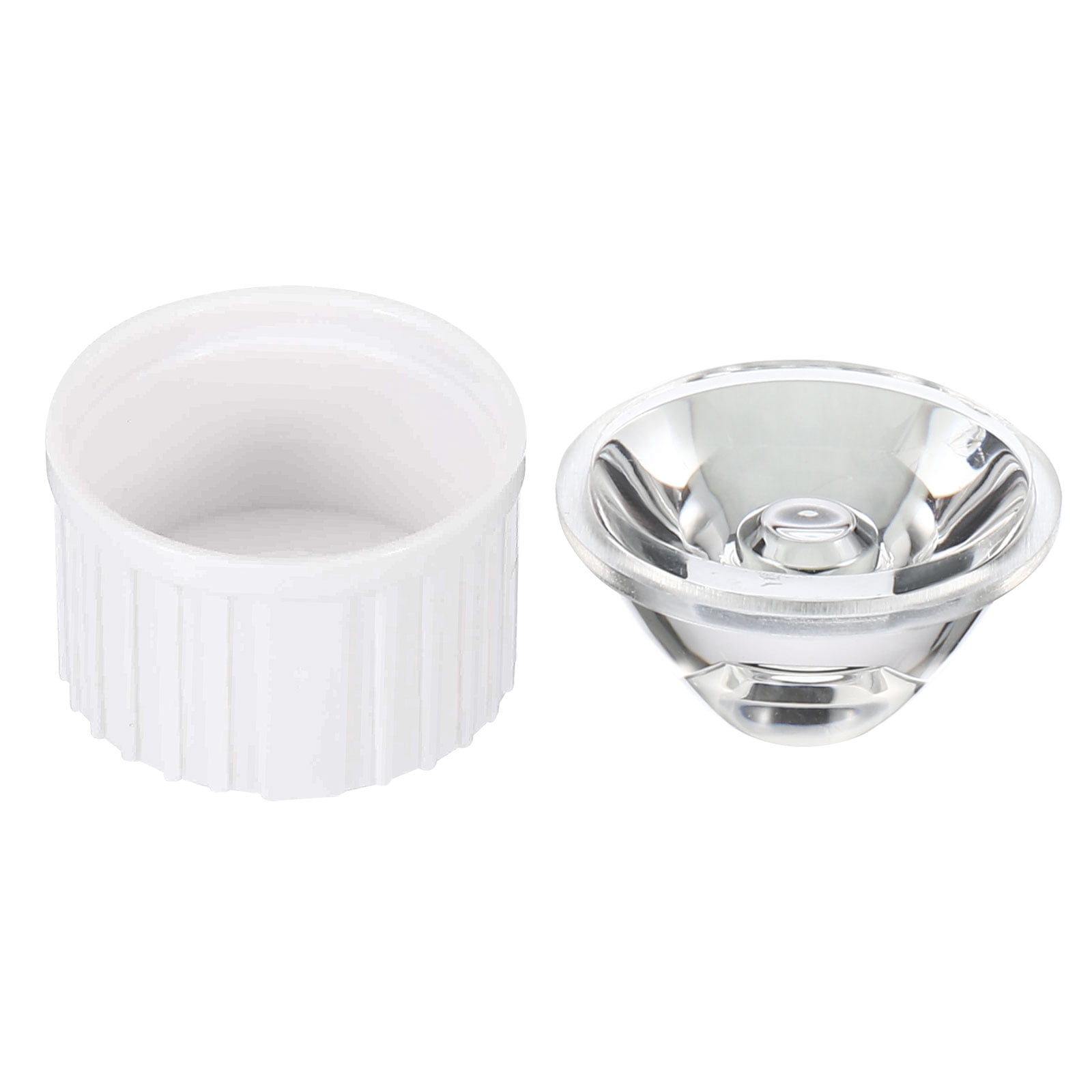 Uxcell 20mm Acrylic Optical LED Lens 20 Degree with Plastic Holder for ...