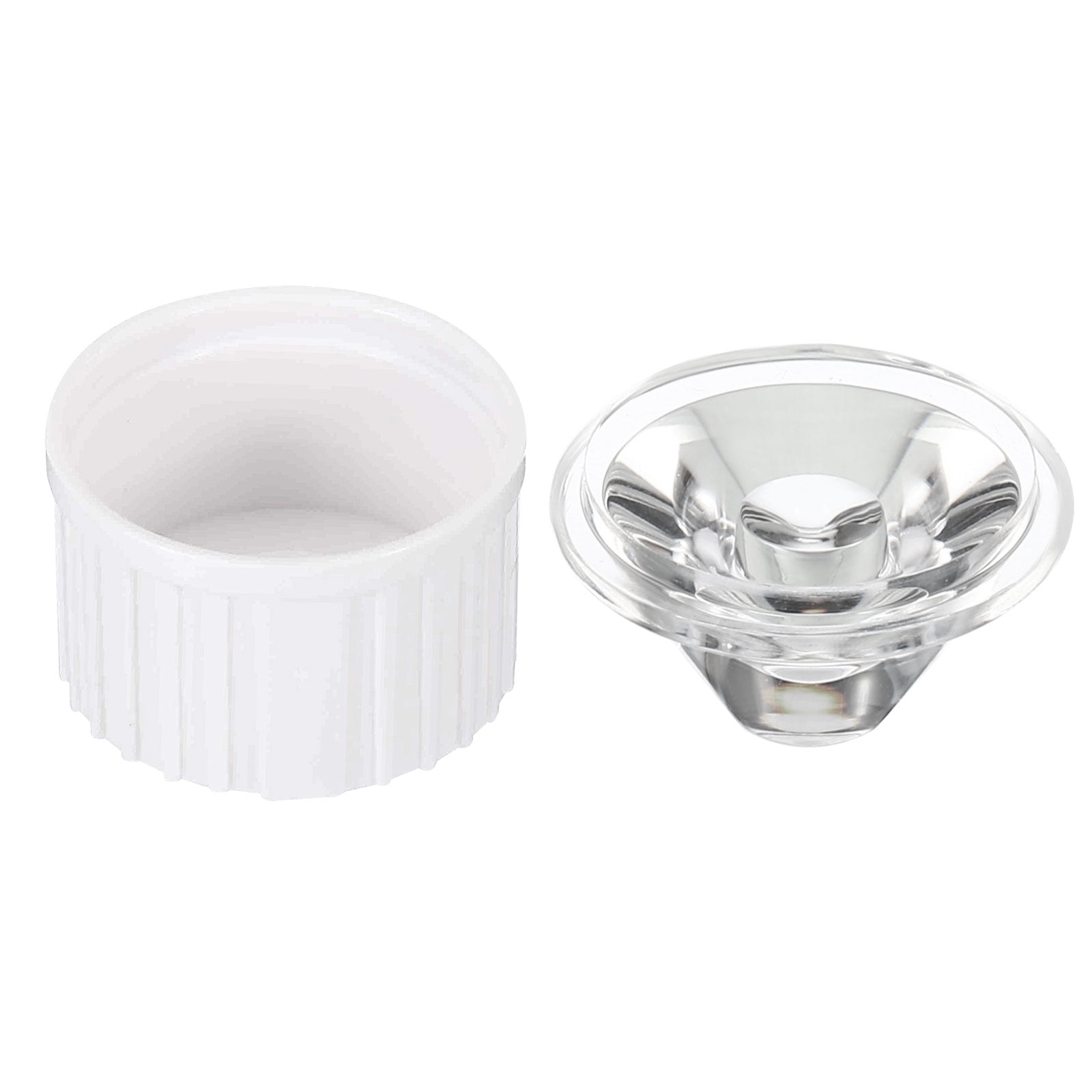 Uxcell 20mm Acrylic Optical LED Lens 30 Degree with Plastic Holder for ...