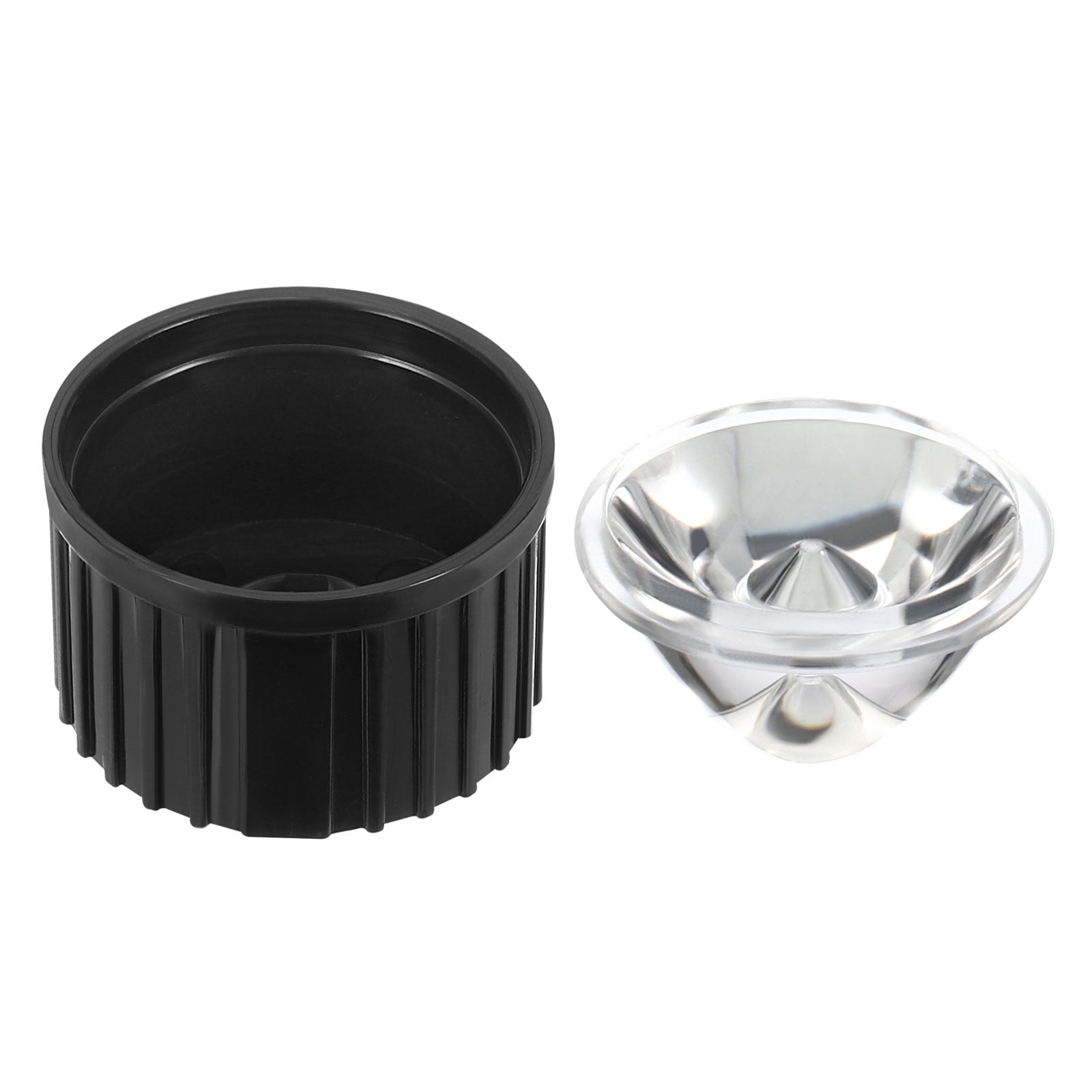 Uxcell 20mm Acrylic Optical LED Lens 5 Degree with Plastic Holder for ...