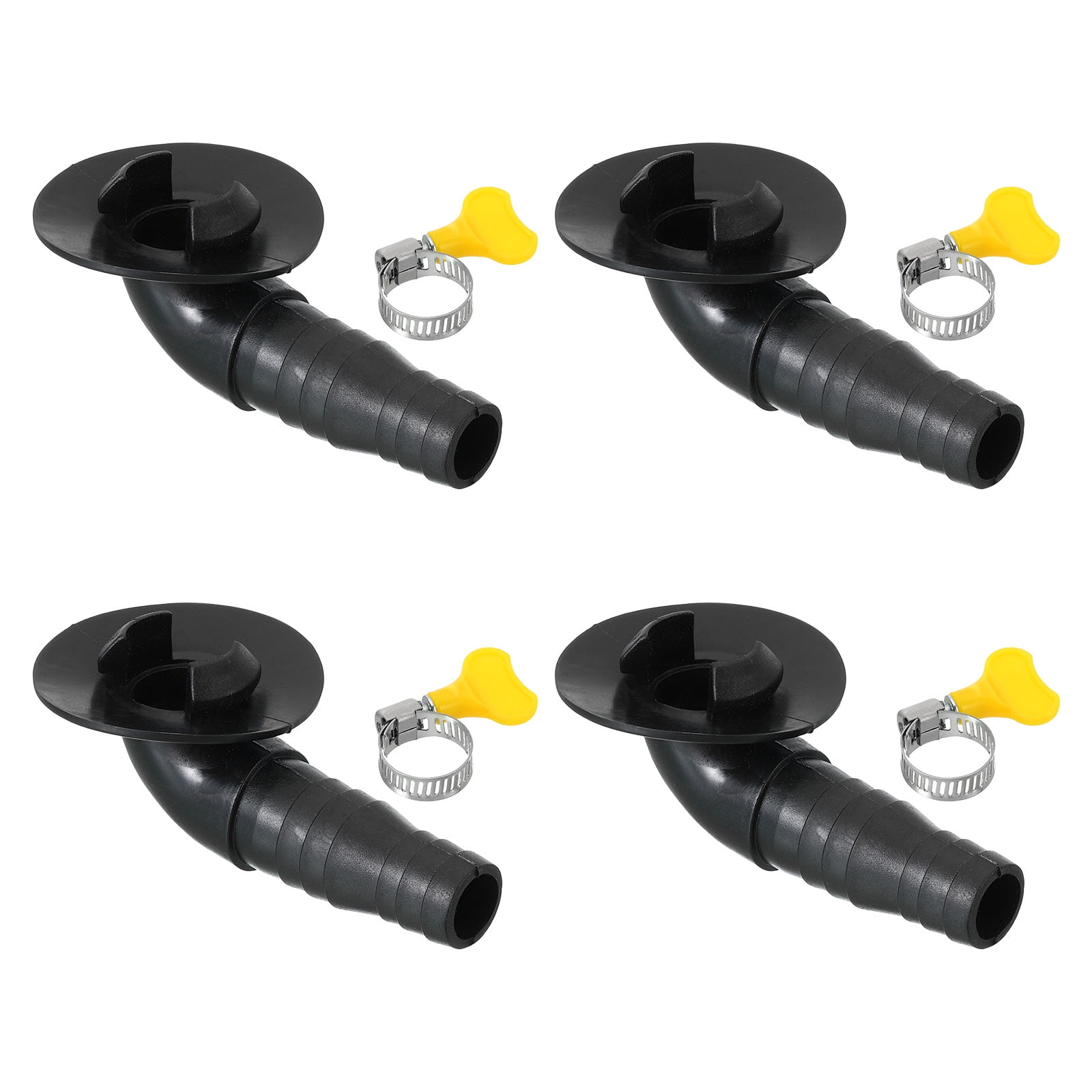 Uxcell 20mm Air Conditioner Drain Hose Connector, 4 Pcs Universal Drain ...