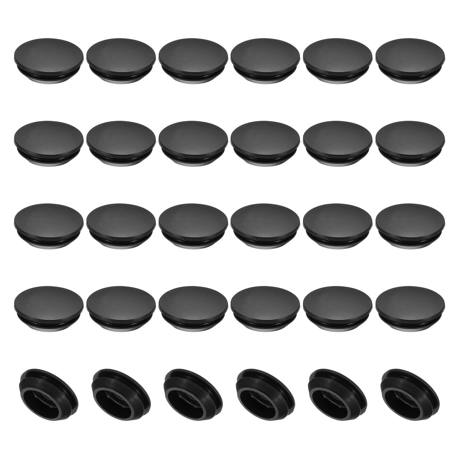 Uxcell 20mm Diameter Silicone Round Snap, 30 Pcs in Type Locking ...