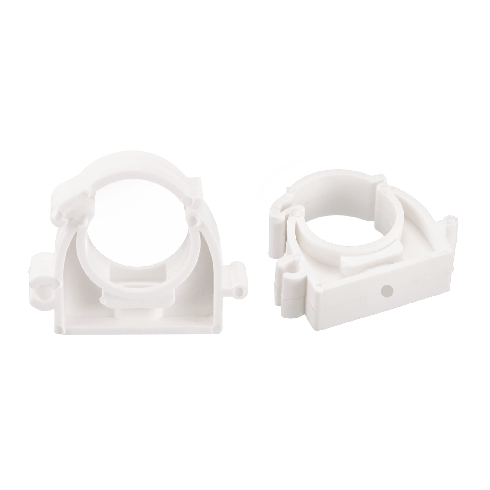 Uxcell 20mm Diameter White PPR Pipe Clamps Clips Hose Fittings with ...