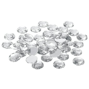 John Bead 200-Piece 20mm | Crystal AB Acrylic Round Flat Back ...
