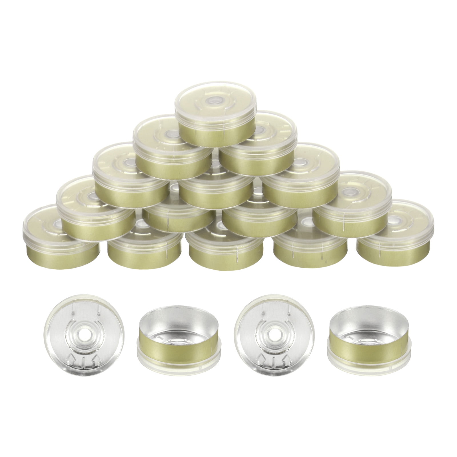 Uxcell 20mm Flip Off Caps 100PCS Seals Burr-Free Flip Off Top Caps for ...
