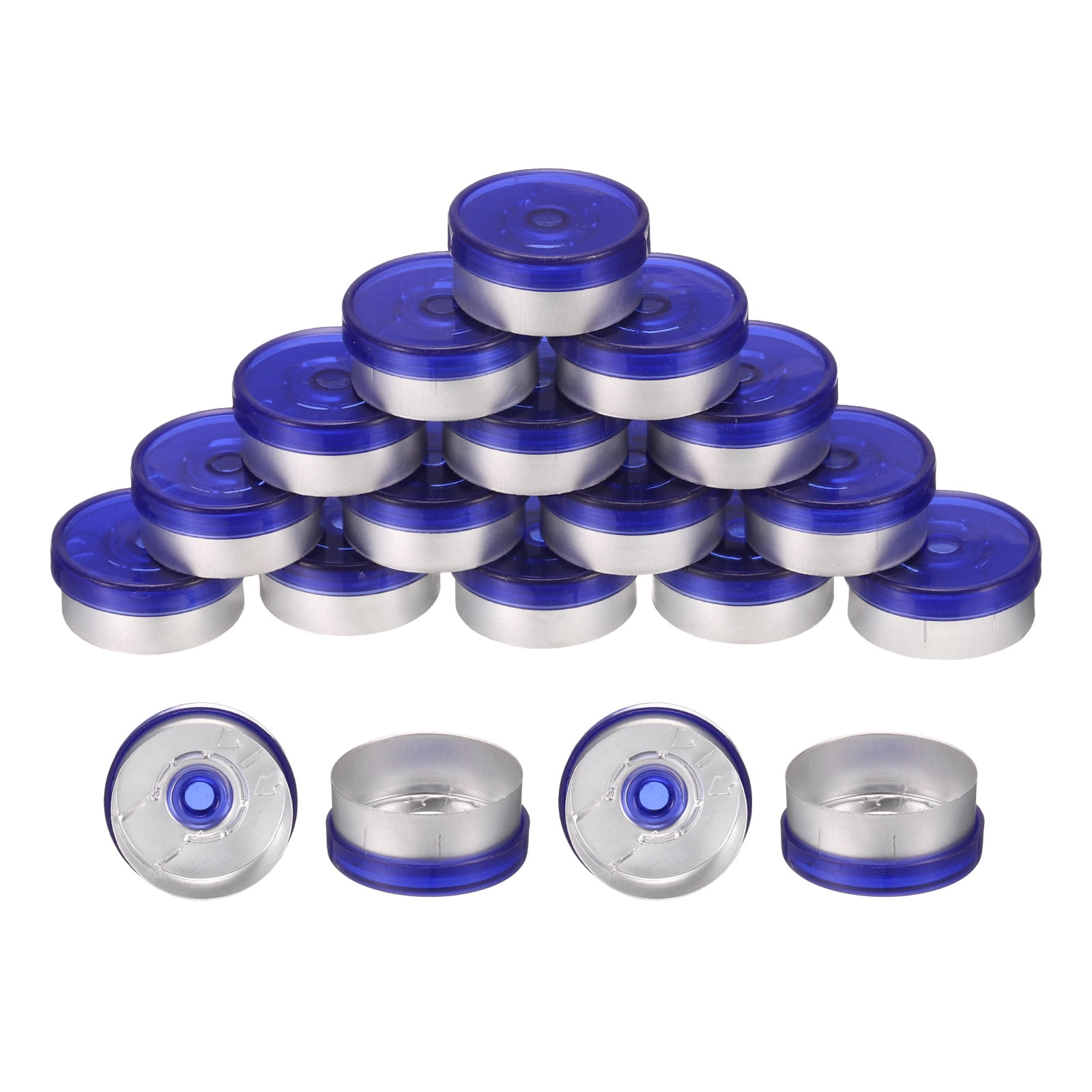 Uxcell 20mm Flip Off Caps 200PCS Seals Burr-Free Flip Off Top Caps for ...