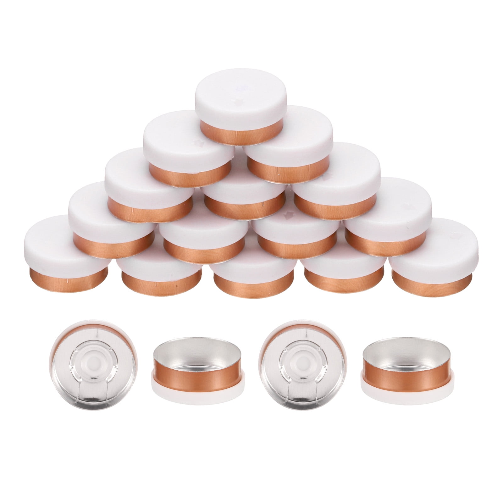 Uxcell 20mm Flip Off Caps 200PCS Seals Burr-Free Flip Off Top Caps for ...