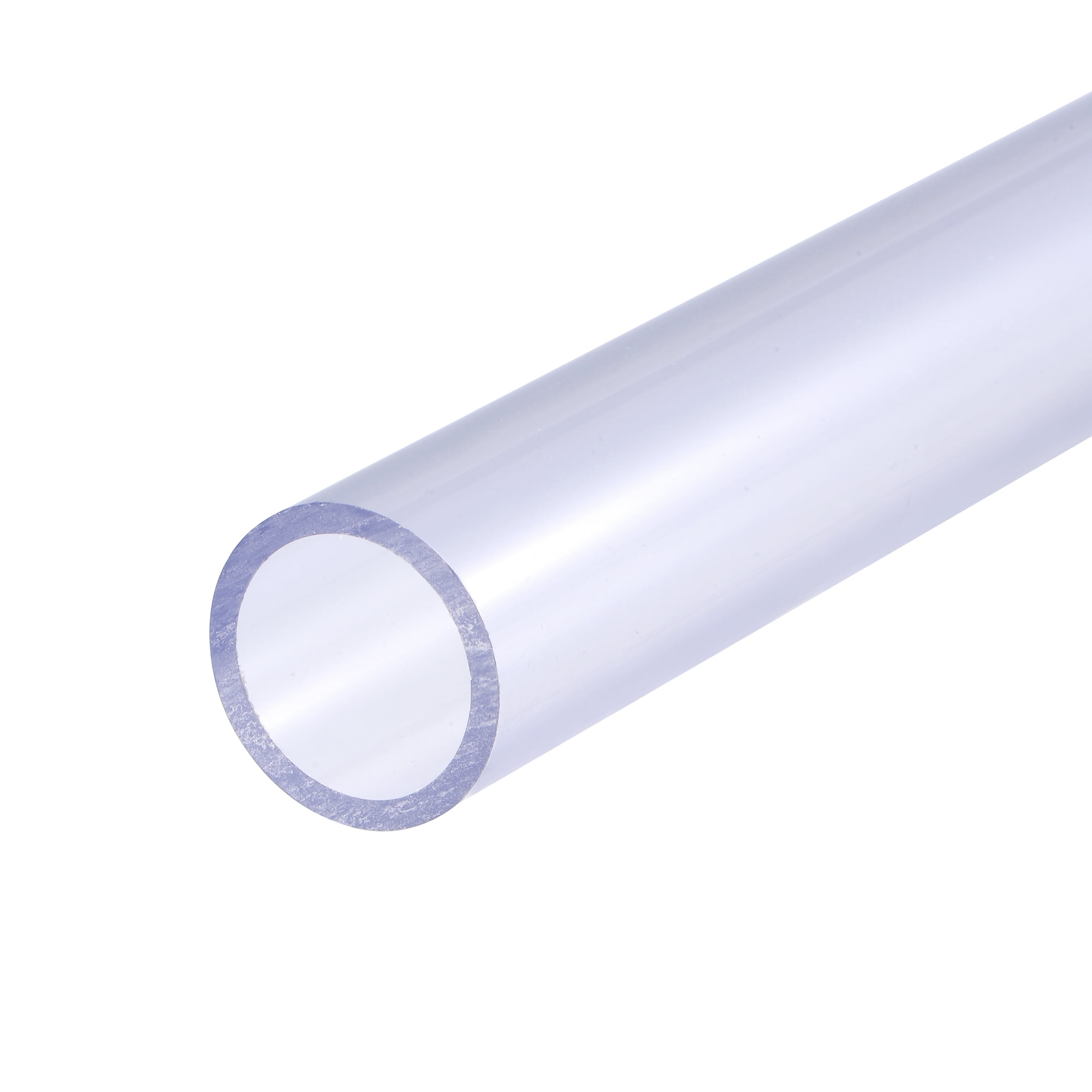 Uxcell 20mm ID x 25mm OD 0.5m Clear PVC Pipe Rigid Water Pipe - Walmart.com