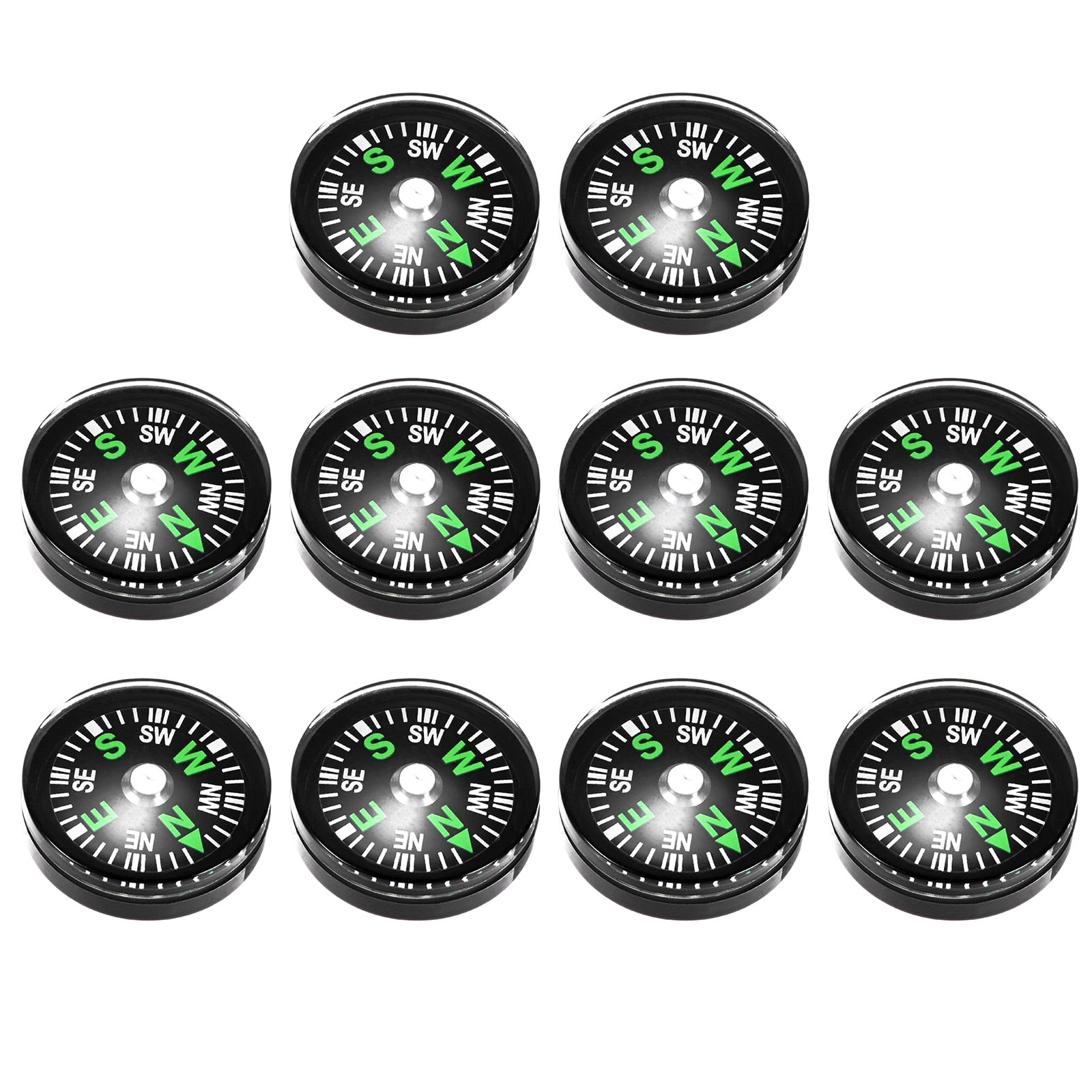 Uxcell 20mm Mini Compass [10PCS] - Pocket Oil Filled Small Compass for ...