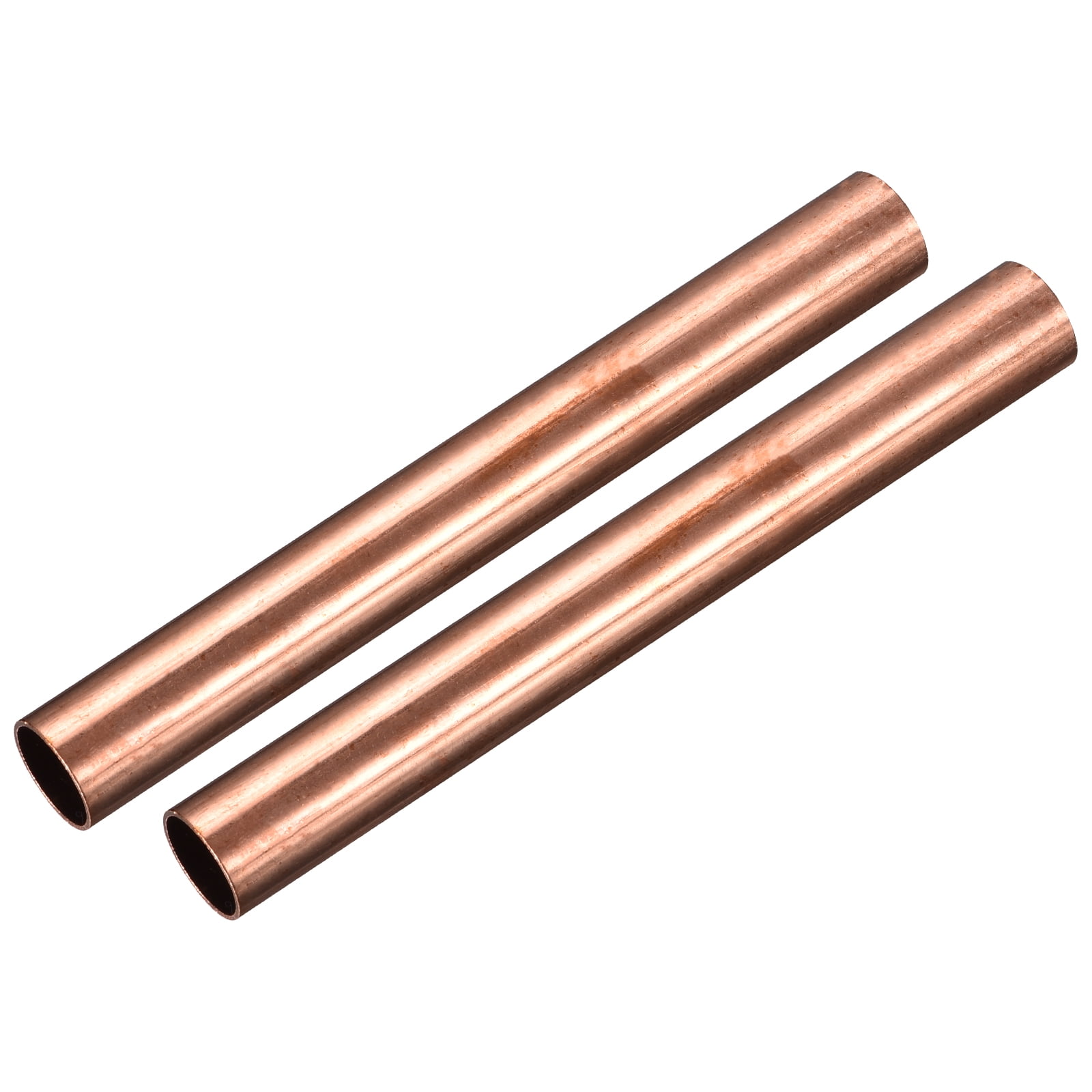 Uxcell 20mm OD 1mm Wall Thickness 150mm Length Copper Round Tube 2 Pack ...