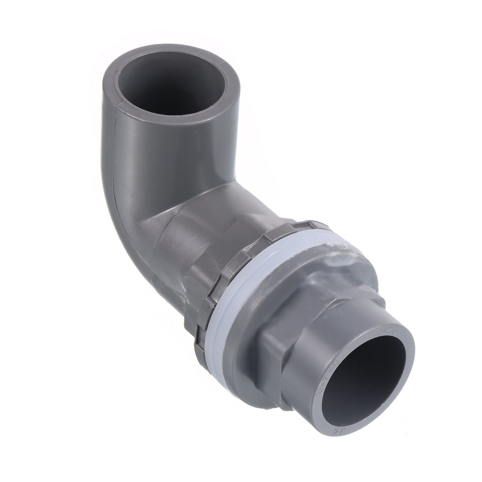 Uxcell Elbow Water Tank Pipe Connector, Coupling Fitting Adapter Gray ...