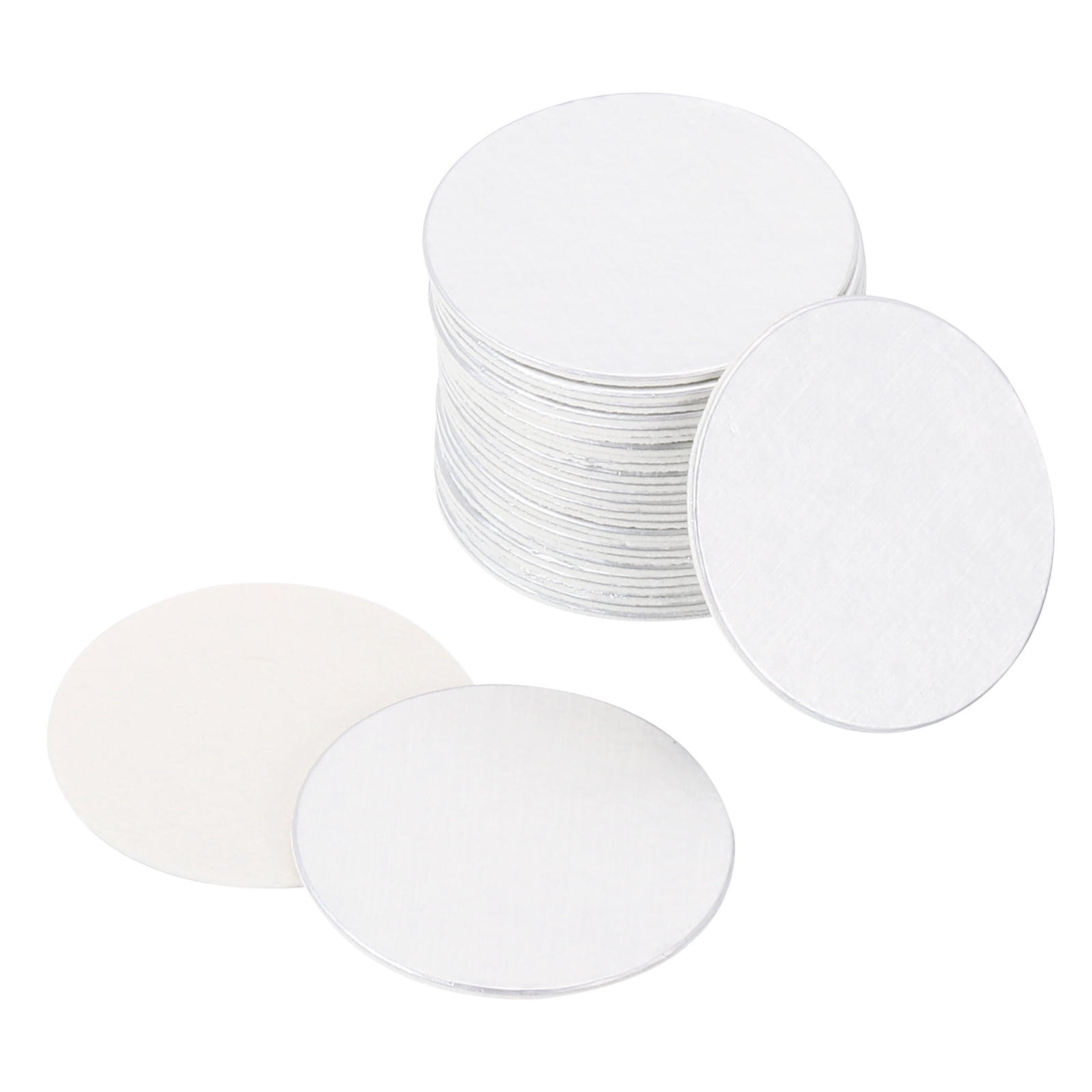 Uxcell 20mm Resistant Tamper Aluminum Foil Cap Liner Induction Heat ...