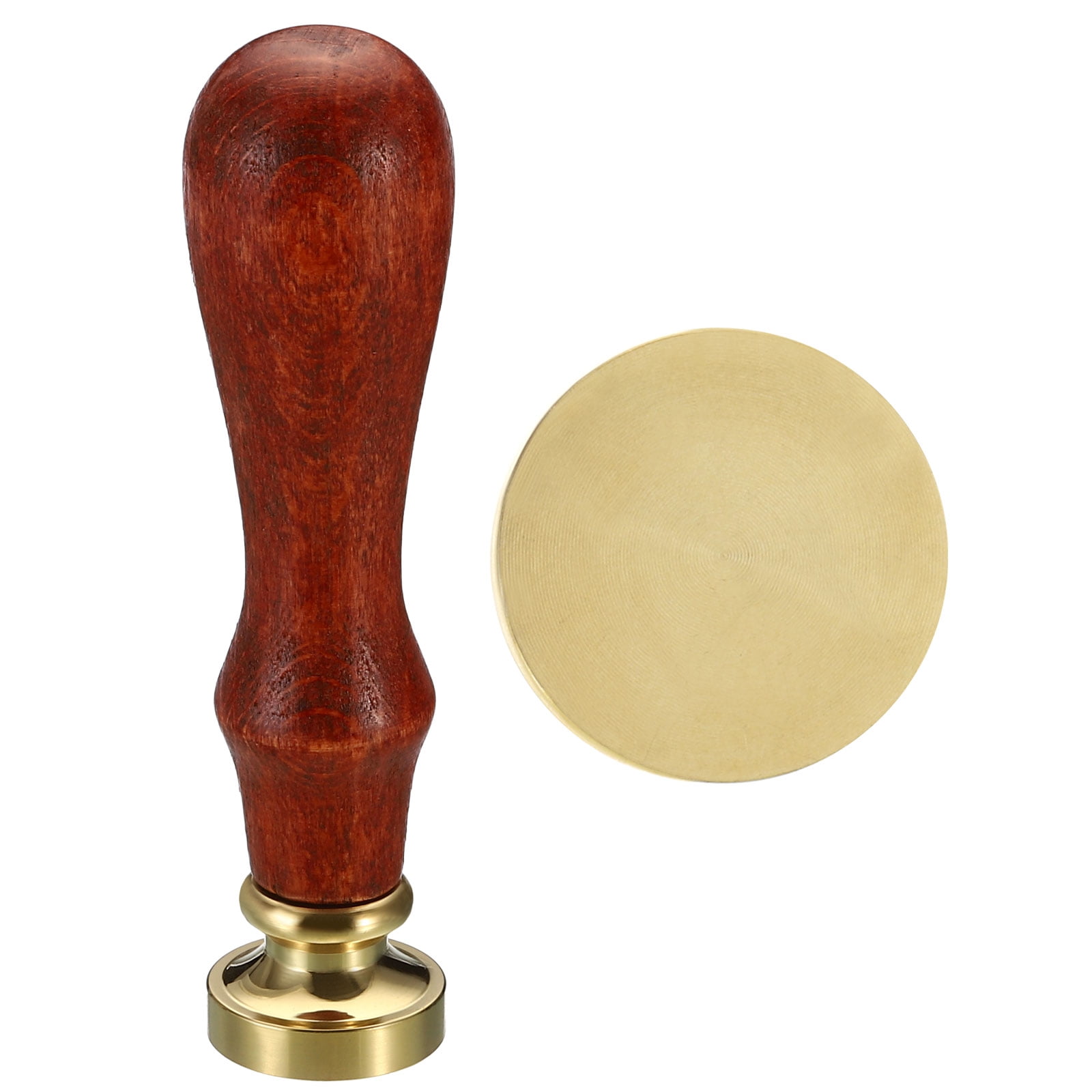 Uxcell 20mm Round Blank Wax Seal Stamp, Removable Brass Head without ...