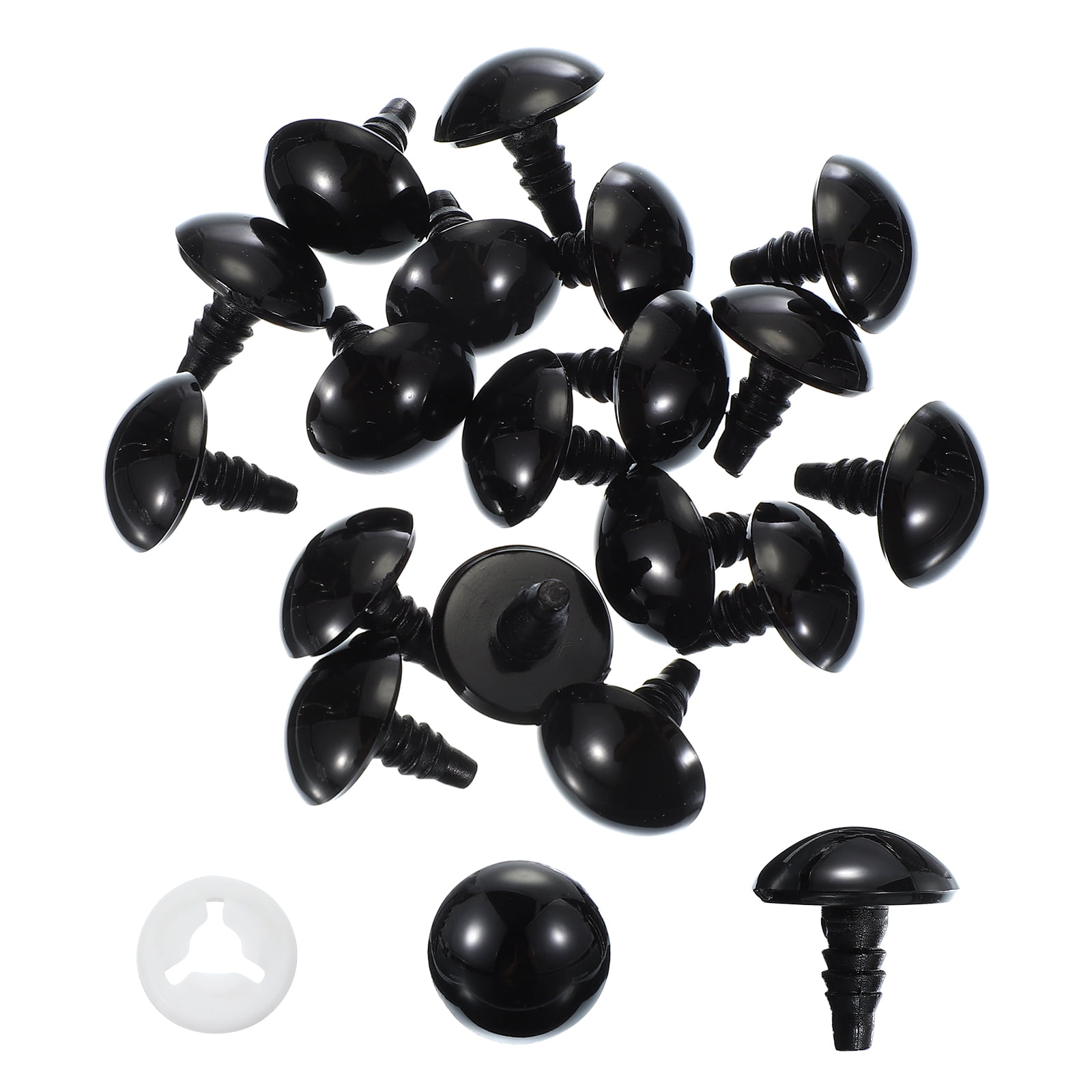 Uxcell 20mm Safety Eyes, 40 Pcs Plastic Craft Eyes with Protective Film ...