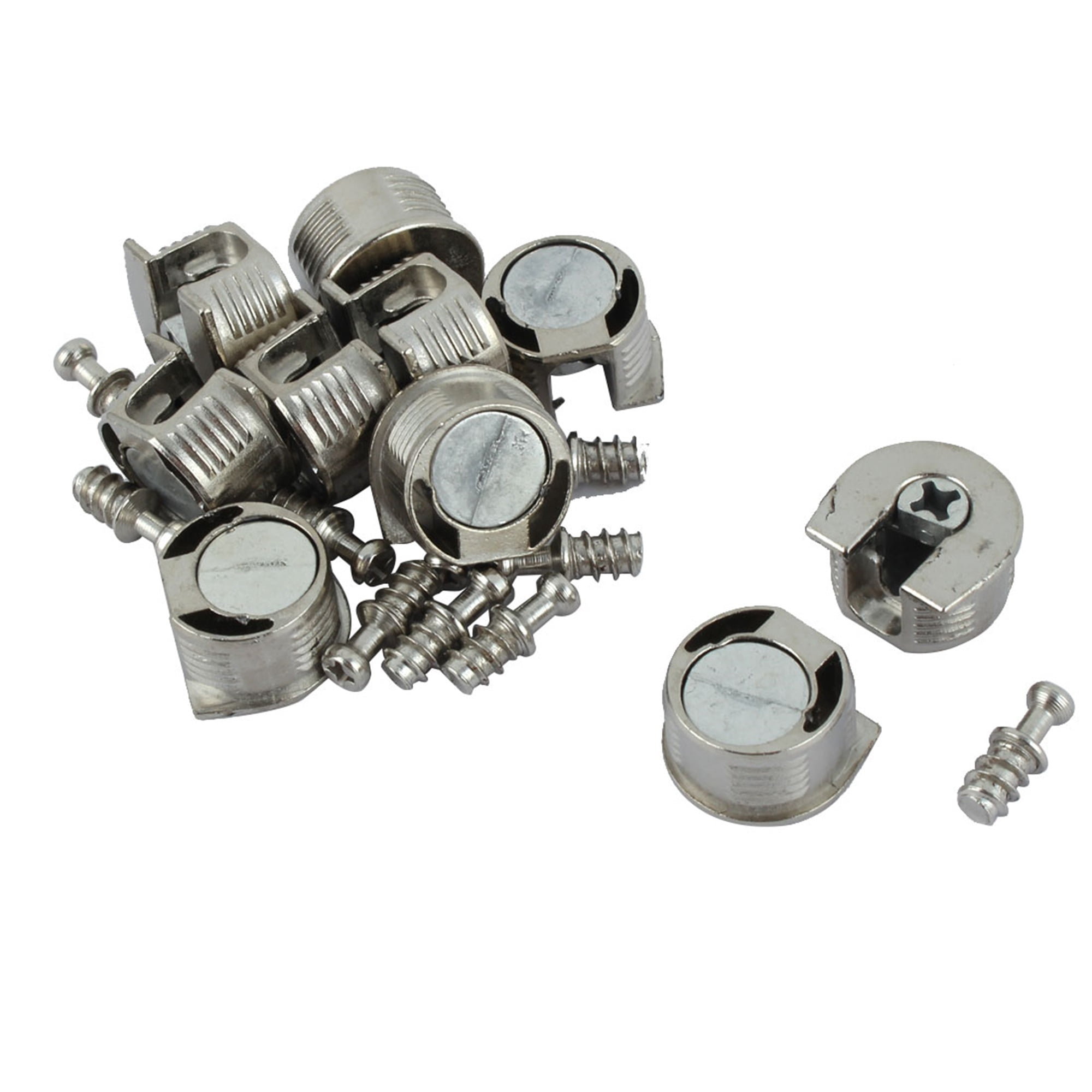 Uxcell 20mm Thread Cam Lock Alloy Shelf Support Holder Bracket Studs ...