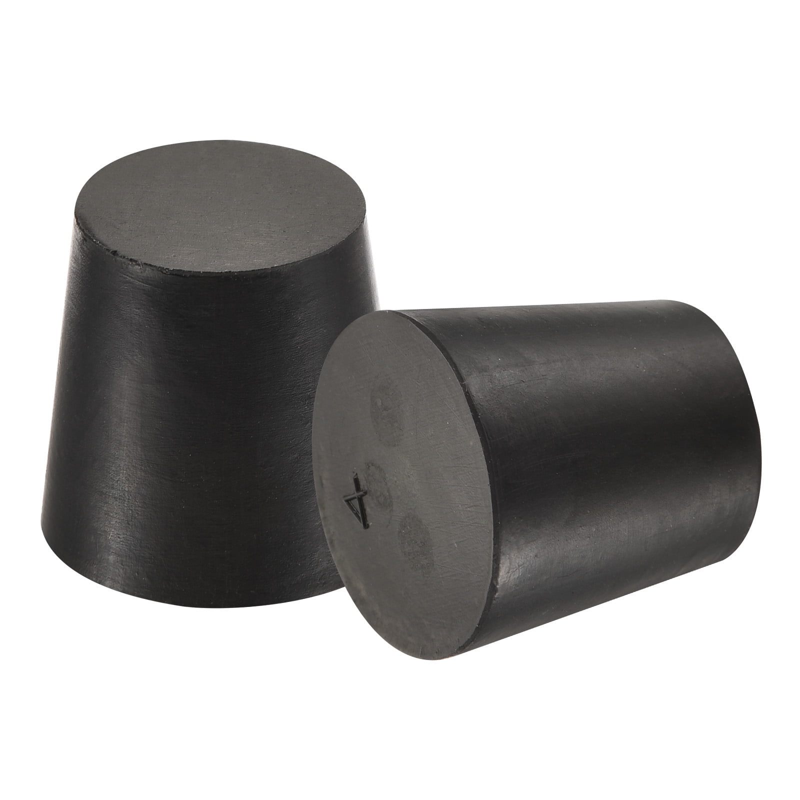 Uxcell 20mm to 26mm Solid Rubber Tapered Plug for Lab Home Black 10 ...