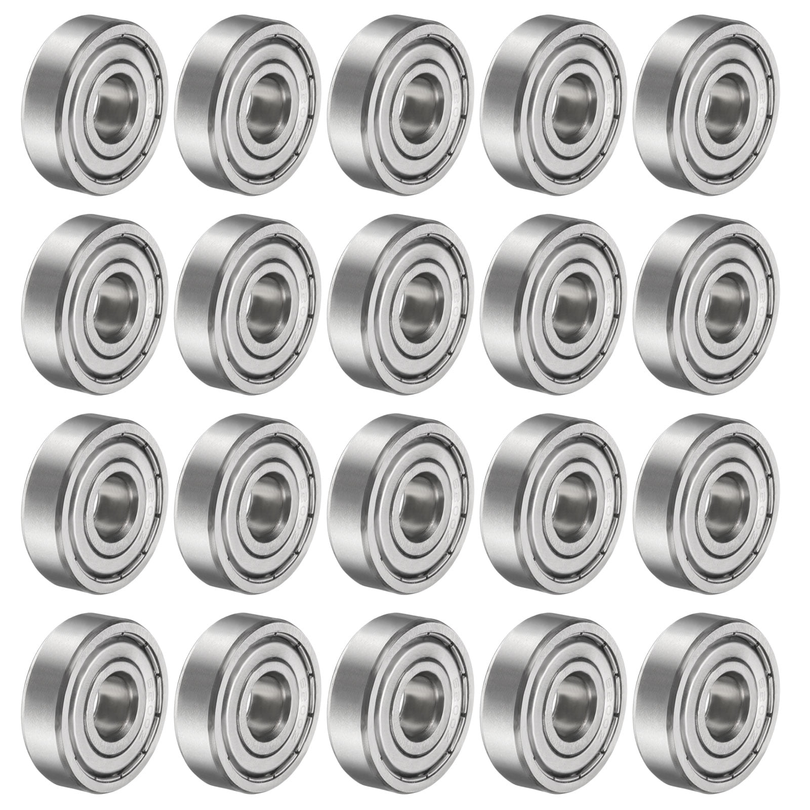 Uxcell 20pack 6200ZZ Deep Groove Ball Bearings 10 x 30 x 9mm Carbon ...