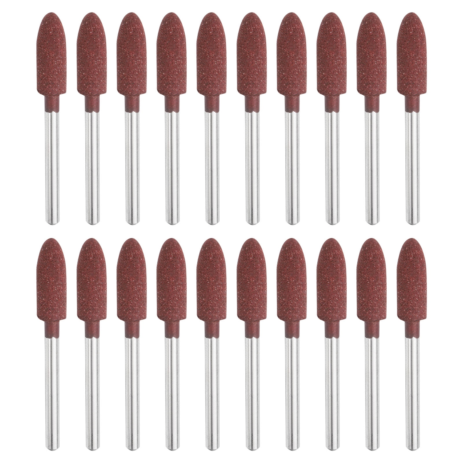 Uxcell 20pack Rubber Polishing Drill Bits, Rotary Buffing Bit with 6mm ...