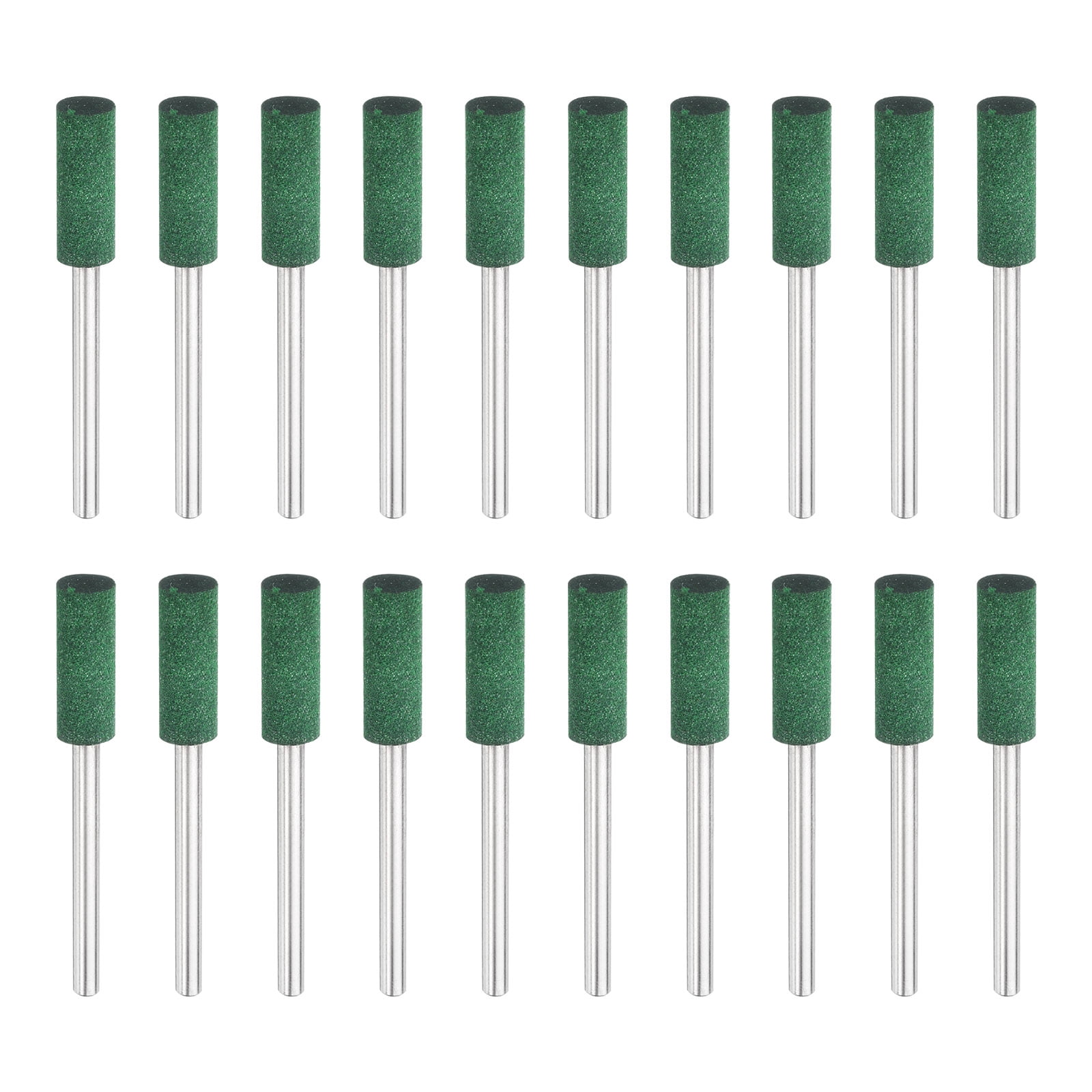 Uxcell 20pack Rubber Polishing Drill Bits, Rotary Buffing Bit with 6mm ...