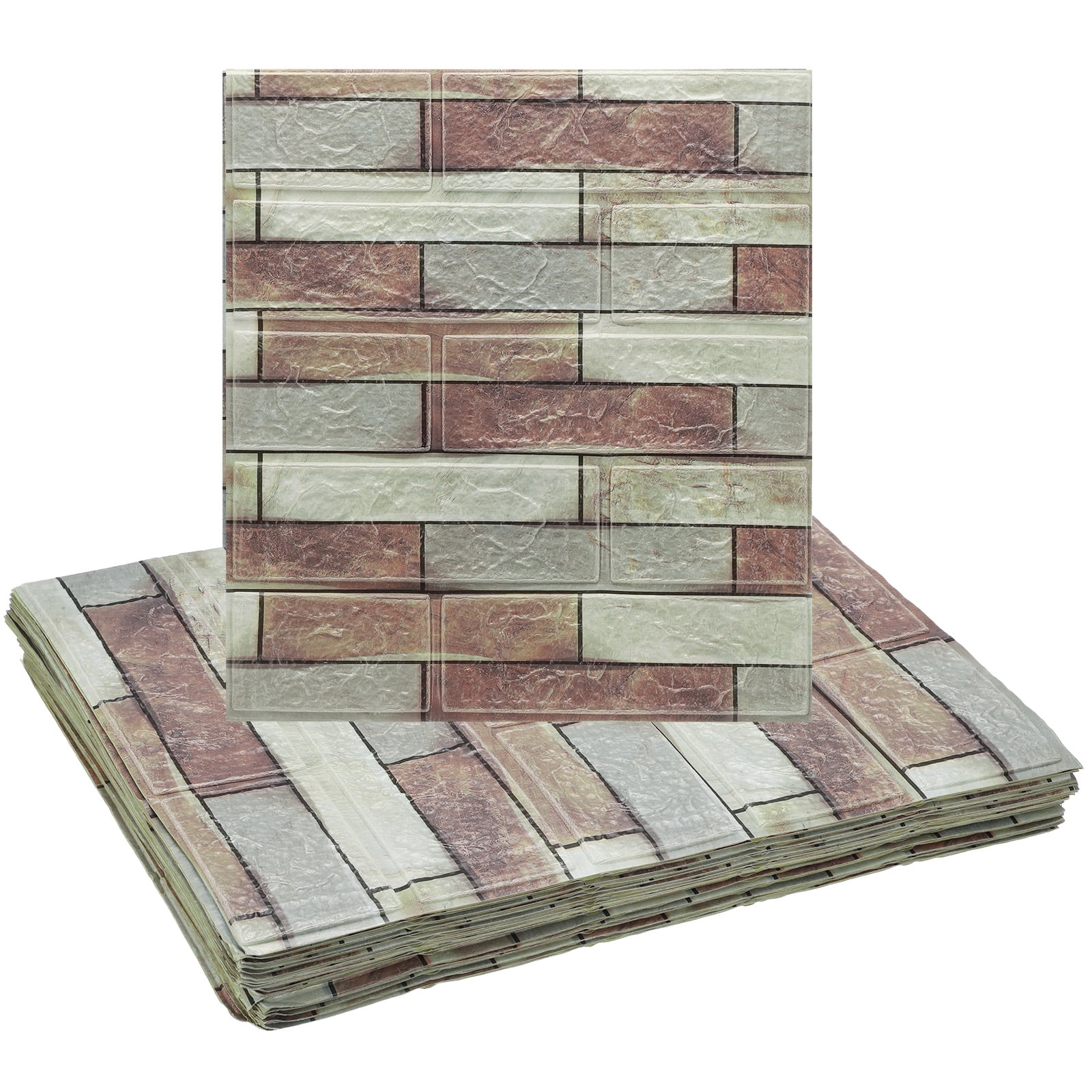 Uxcell 20pcs 3D Wall Panels Peel and Stick, Waterproof Wall Panel ...