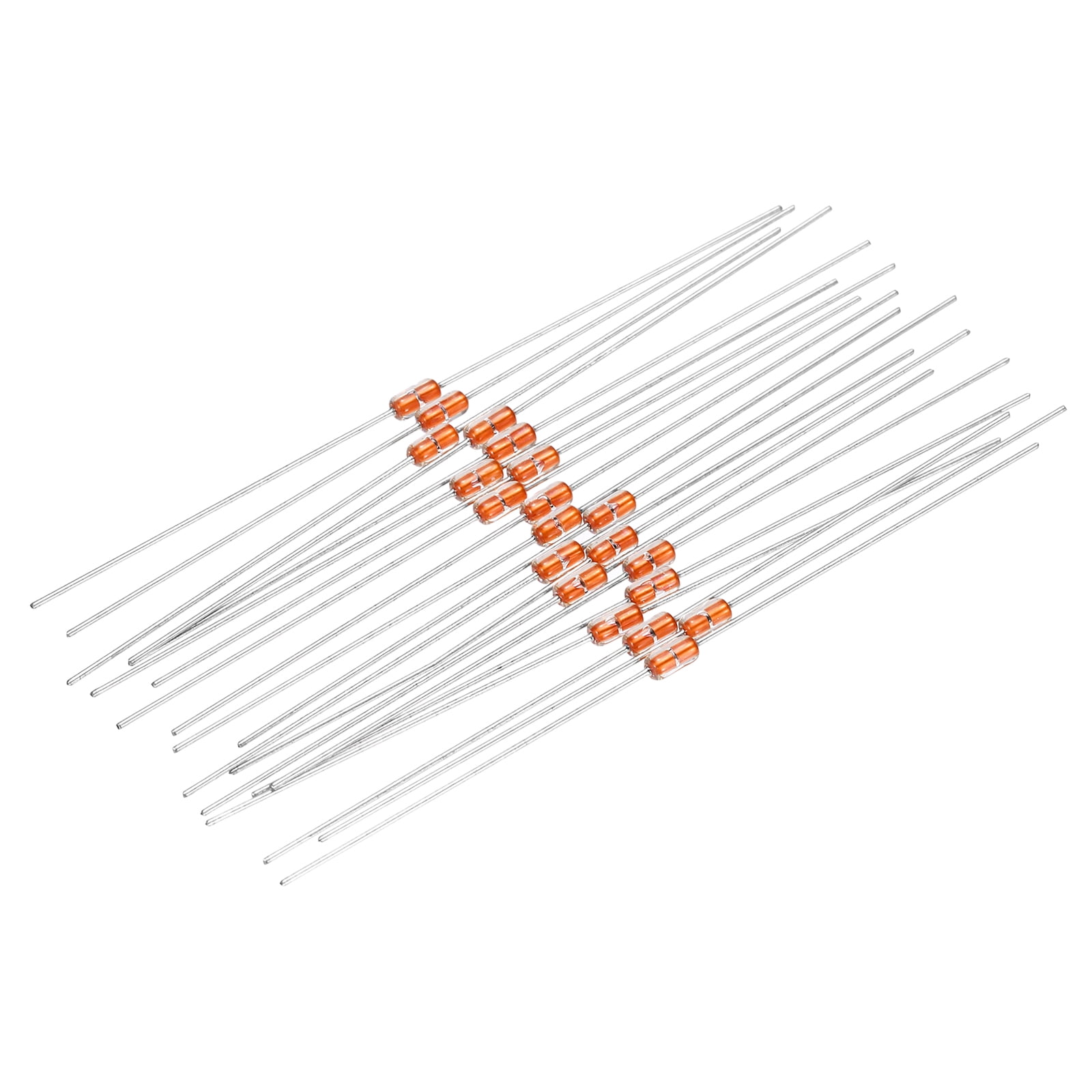 Uxcell 20pcs 500K Ohm NTC Thermistors Resistors, MF58 3950B 5% ...