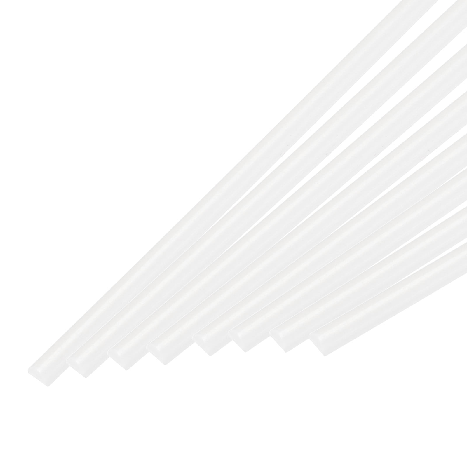 Uxcell 20pcs ABS Round Rod, 2x4x250mm ABS Plastic Stick Solid Bar ...