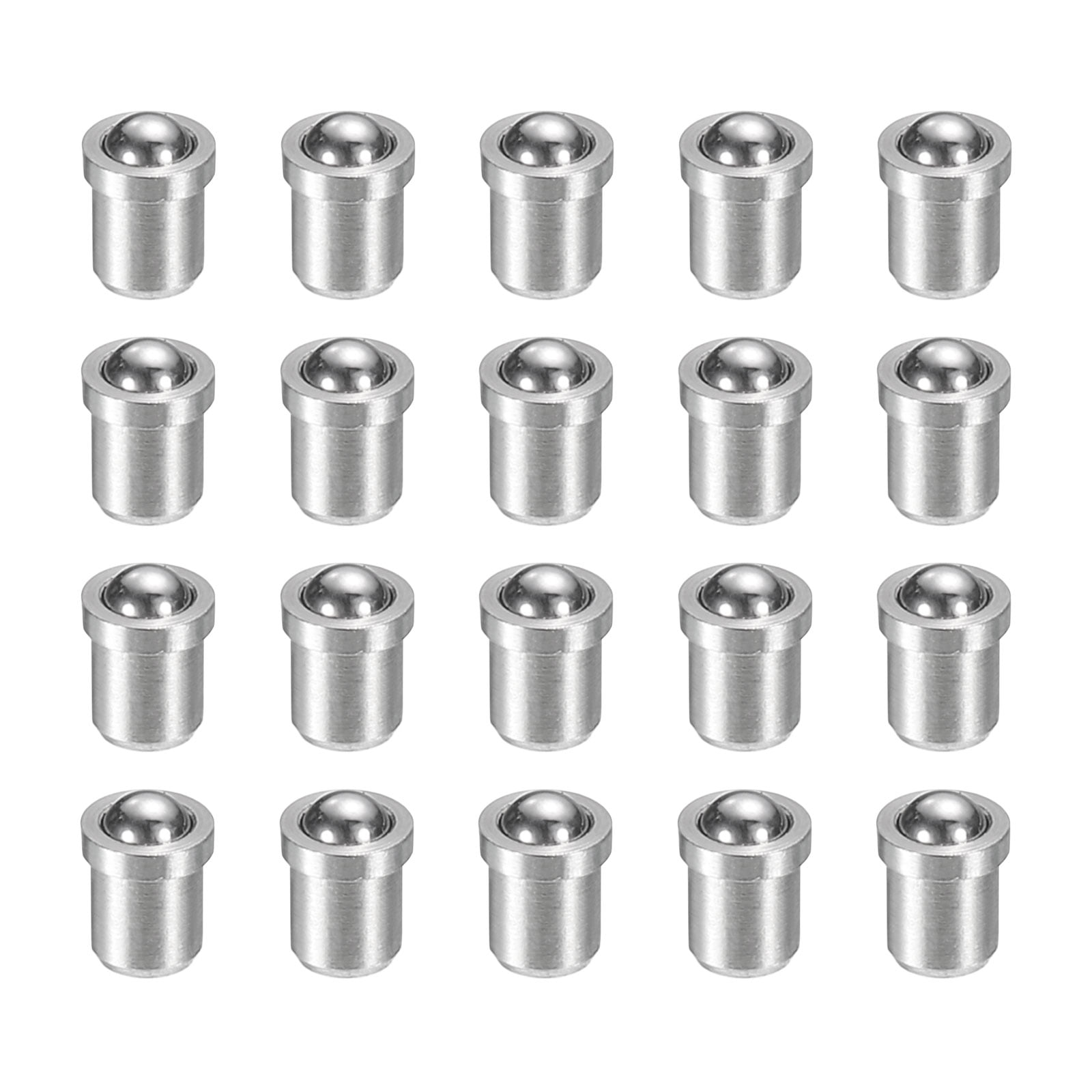 Uxcell 20pcs Ball Point Spring Plunger 3x4mm 20N Stainless Steel Small ...