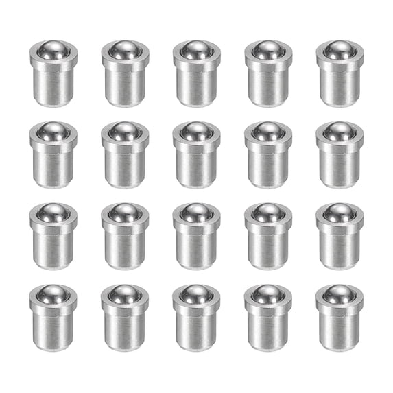 Uxcell 20pcs Ball Point Spring Plunger 3x4mm 20N Stainless Steel Small ...